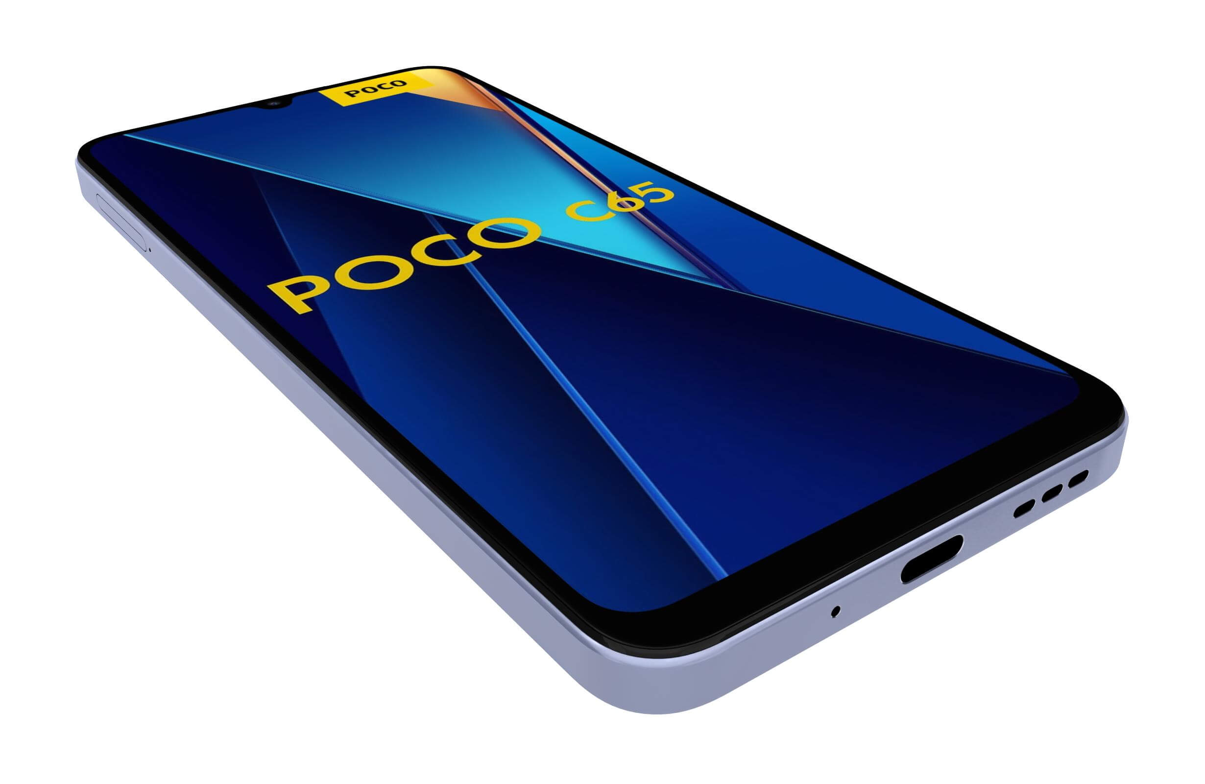 Xiaomi Poco C65 Purple - 3D Model by Rever_Art