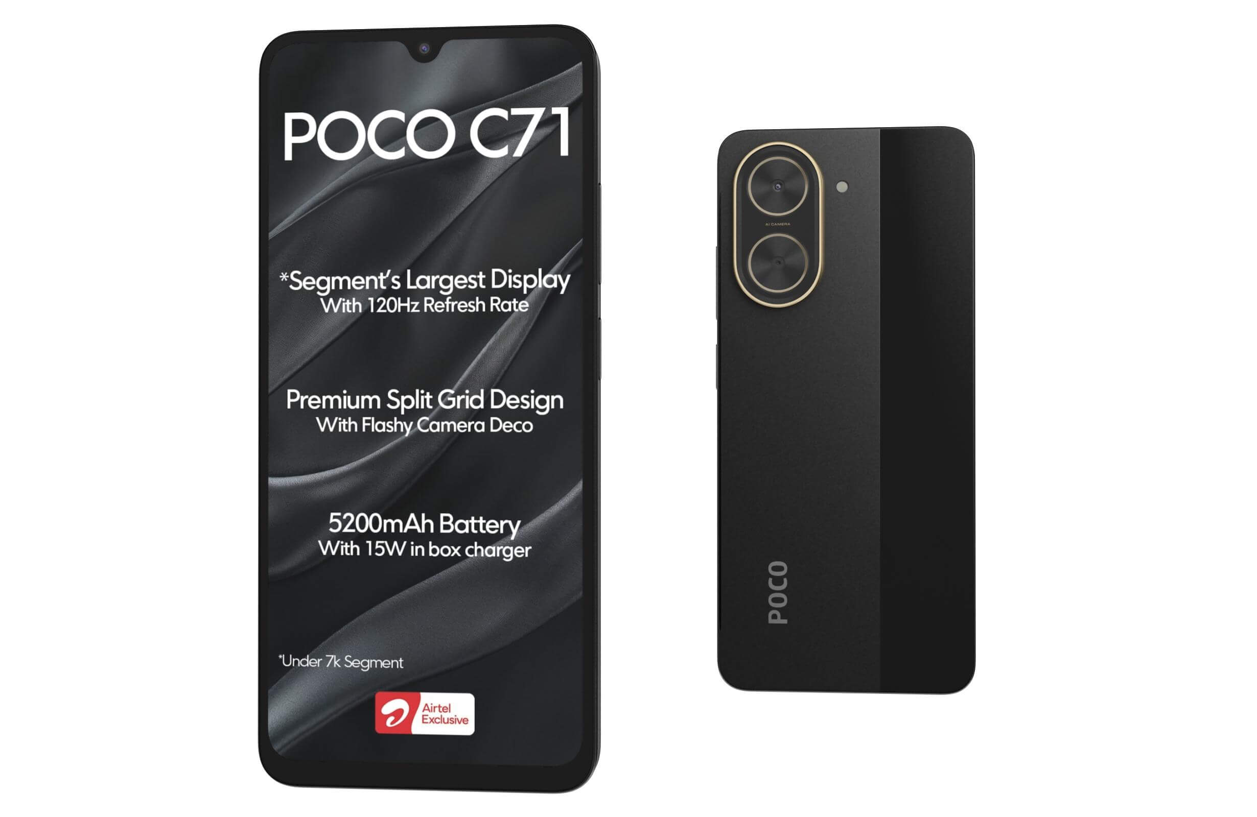 Xiaomi Poco C71 Black - 3D Model by Rever_Art