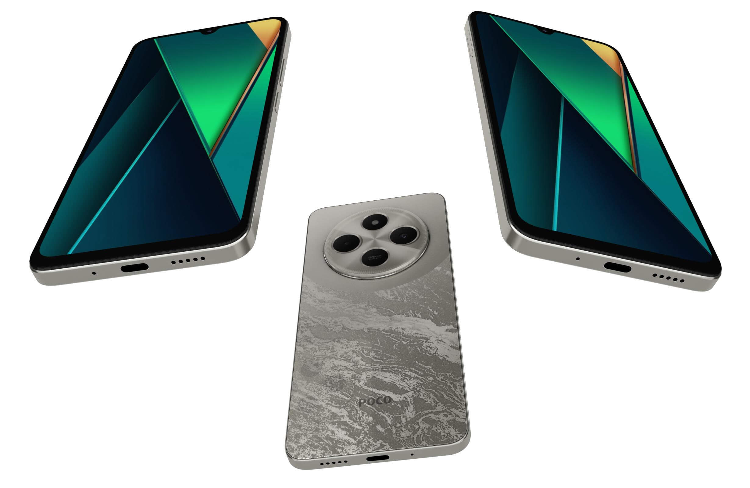 Xiaomi Poco C75 All Colors - 3D Model by Rever_Art