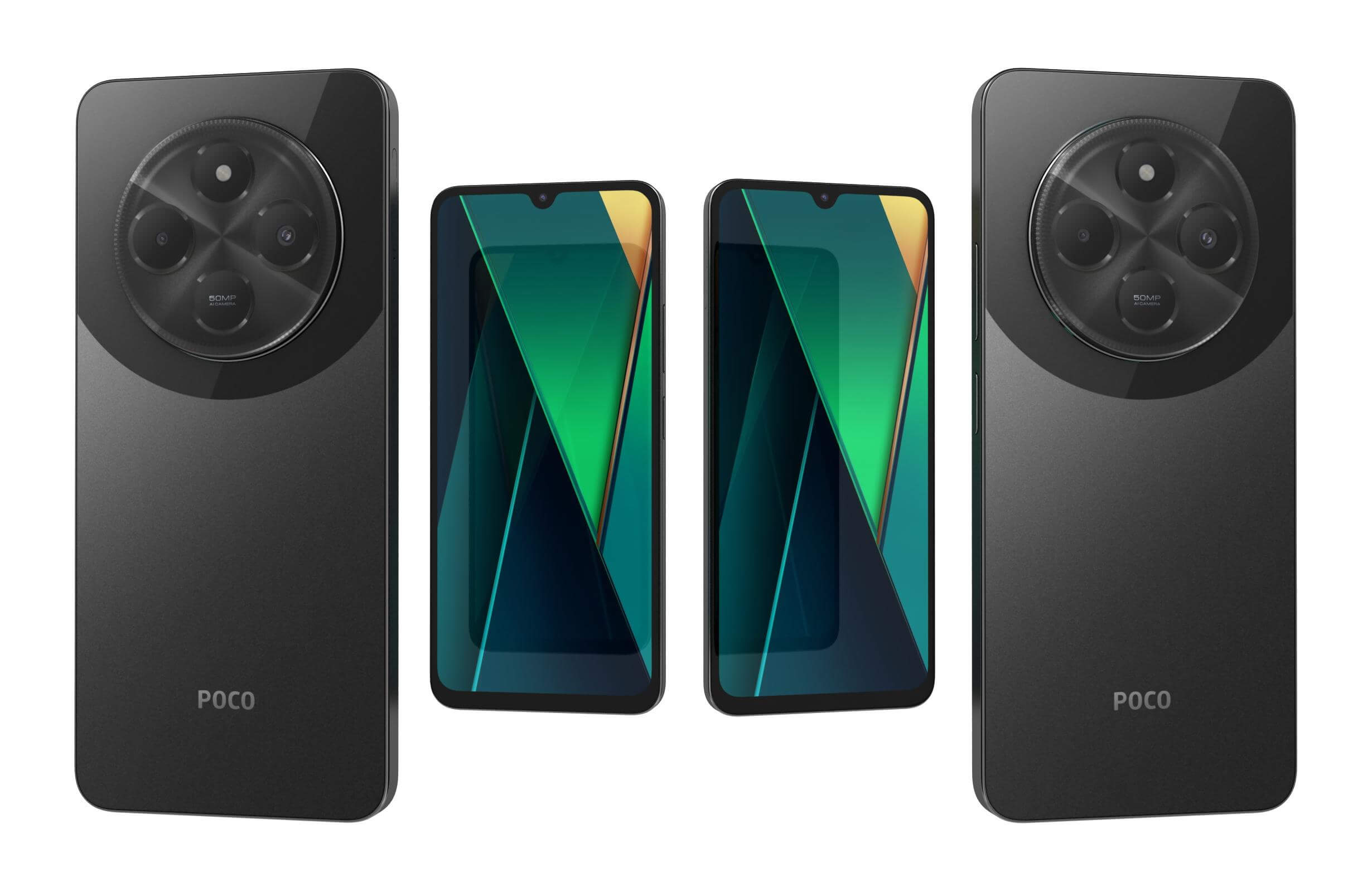 Xiaomi Poco C75 All Colors - 3D Model by Rever_Art