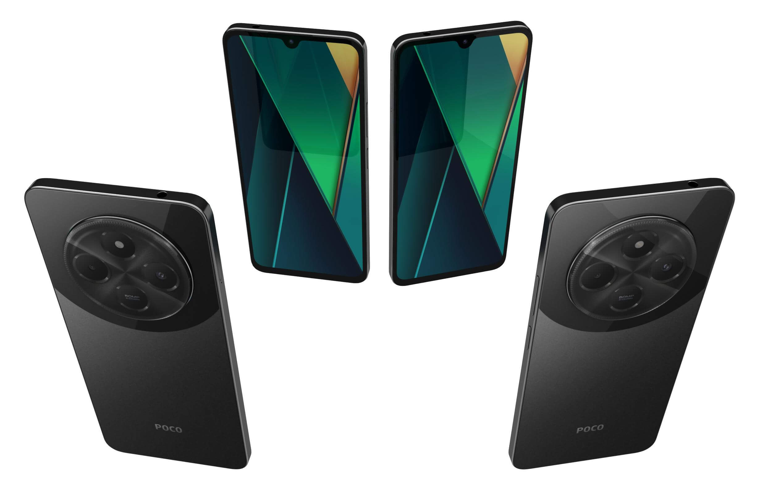 Xiaomi Poco C75 All Colors - 3D Model by Rever_Art