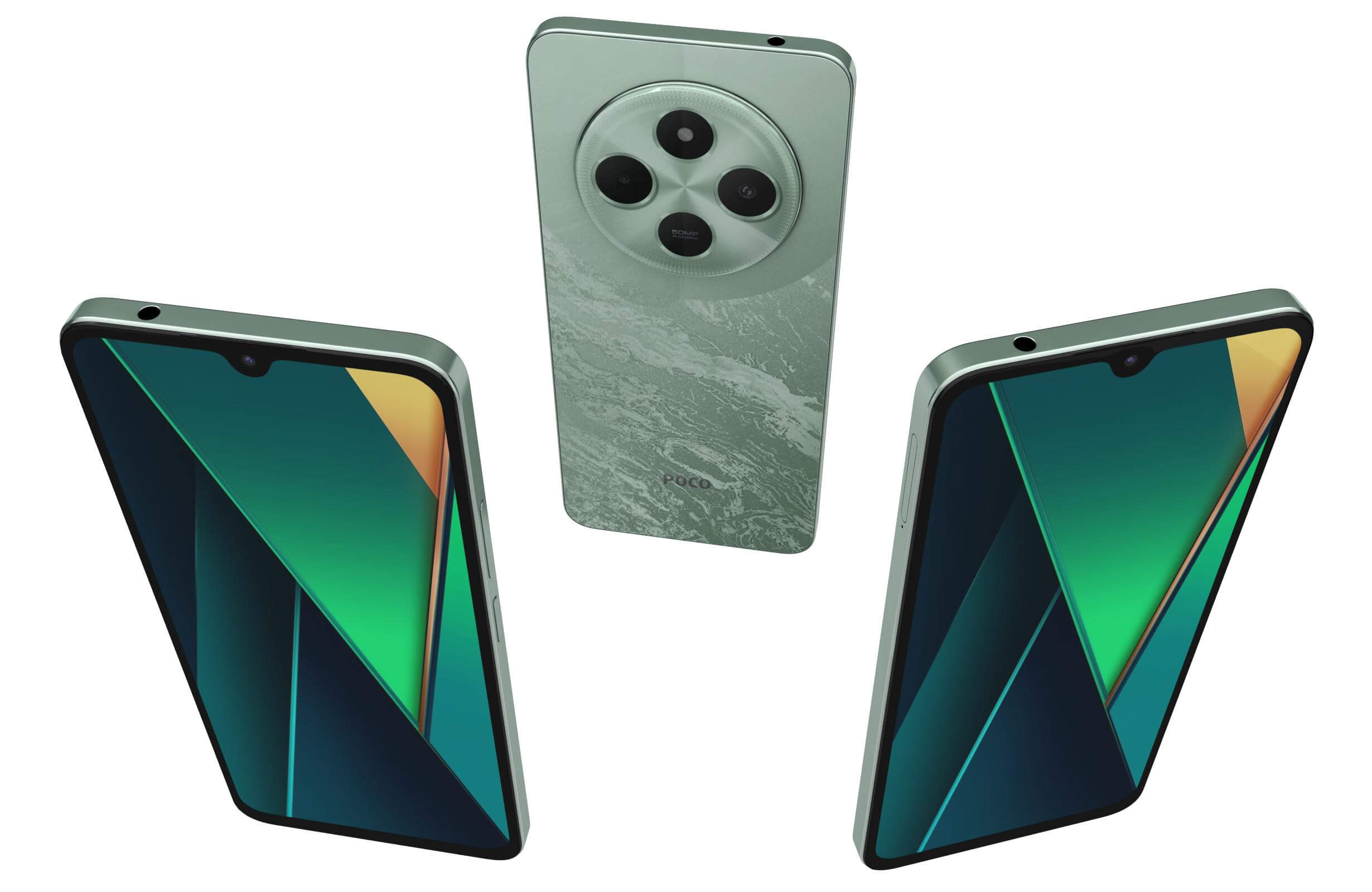 Xiaomi Poco C75 All Colors - 3D Model by Rever_Art