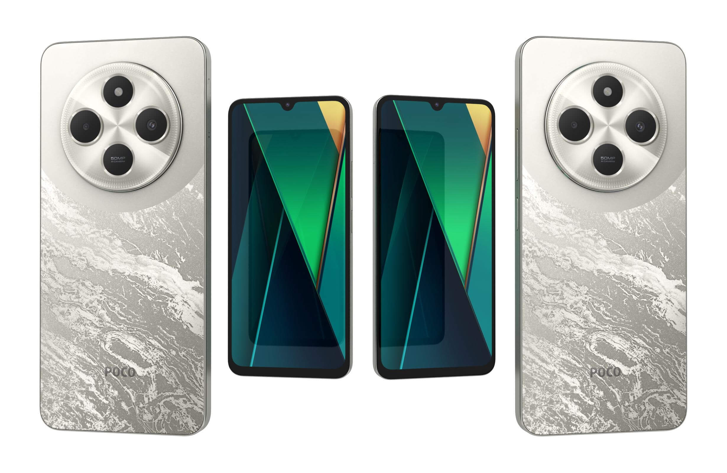 Xiaomi Poco C75 Gold - 3D Model by Rever_Art