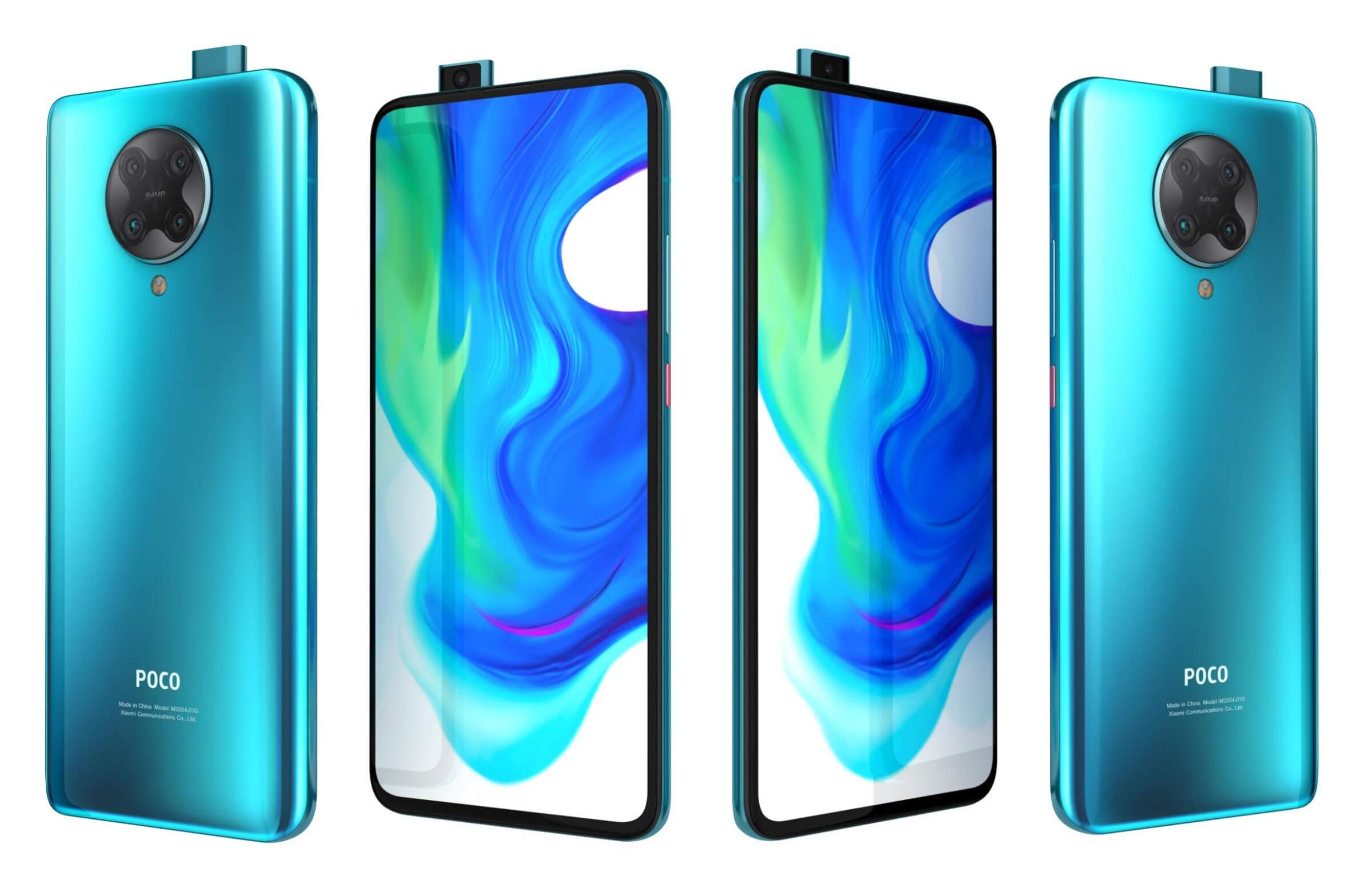 Xiaomi Poco F2 Pro All Colors - 3D Model by Rever_Art