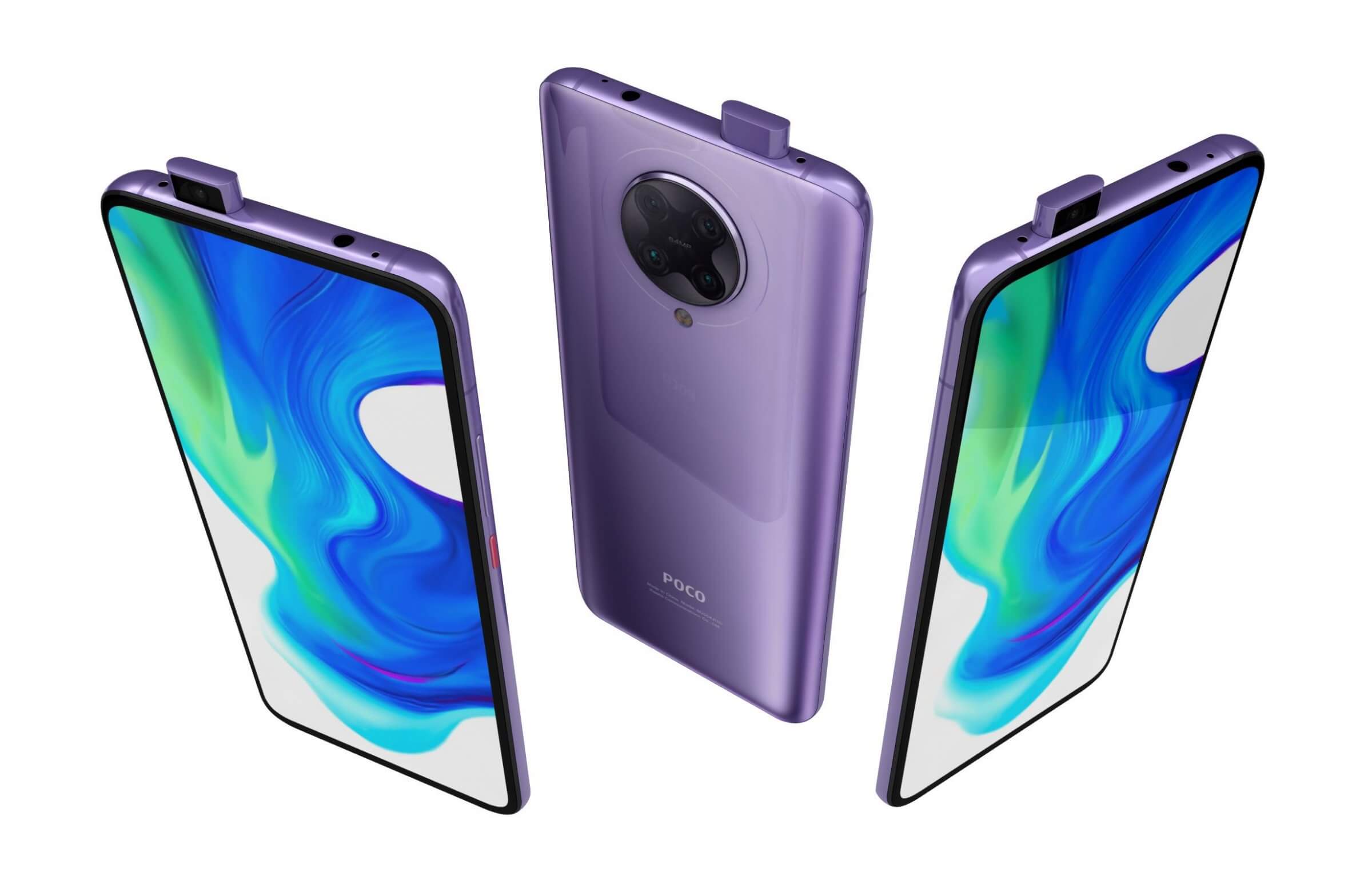 Xiaomi Poco F2 Pro All Colors - 3D Model by Rever_Art