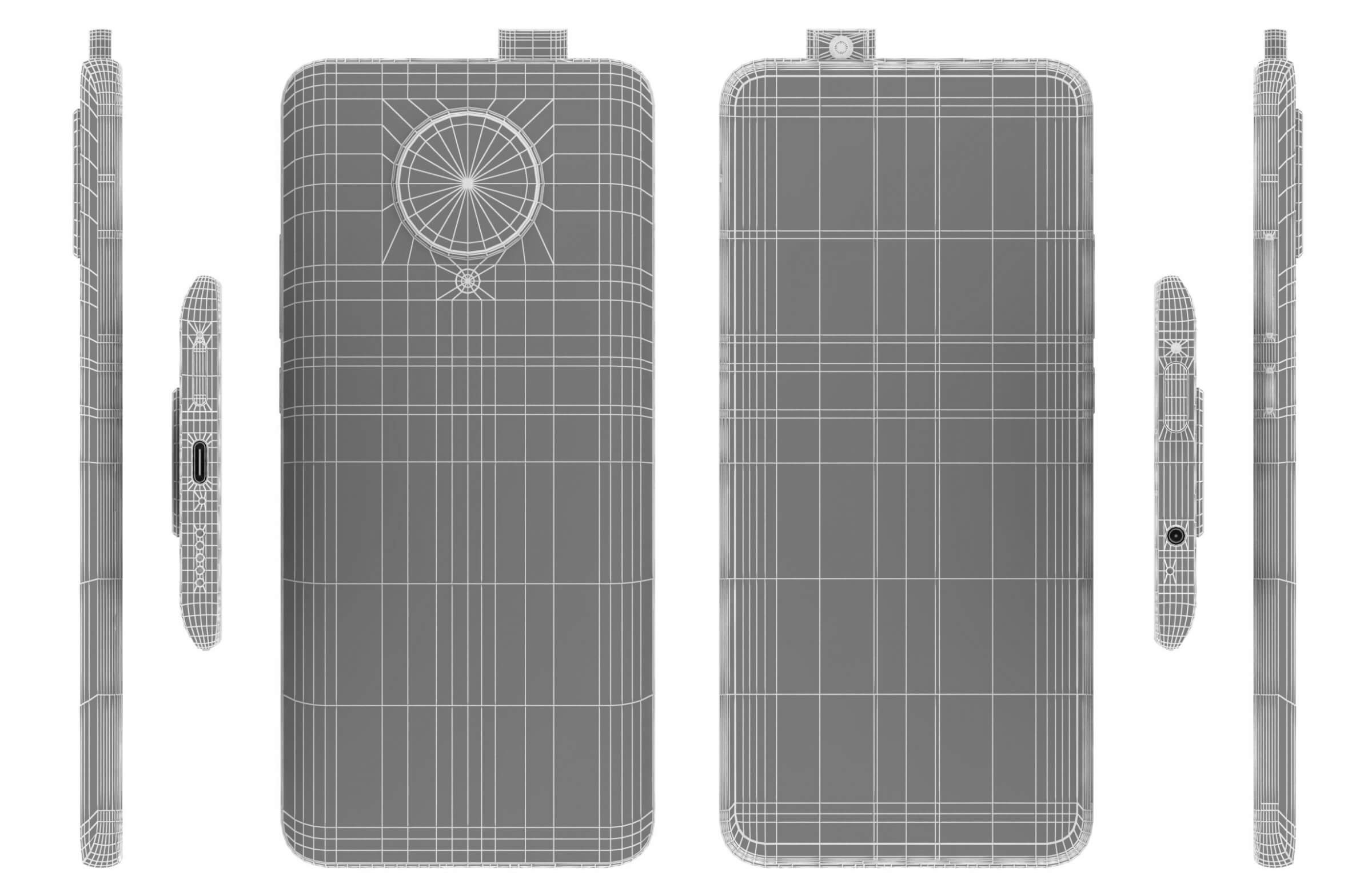 Xiaomi Poco F2 Pro All Colors - 3D Model by Rever_Art