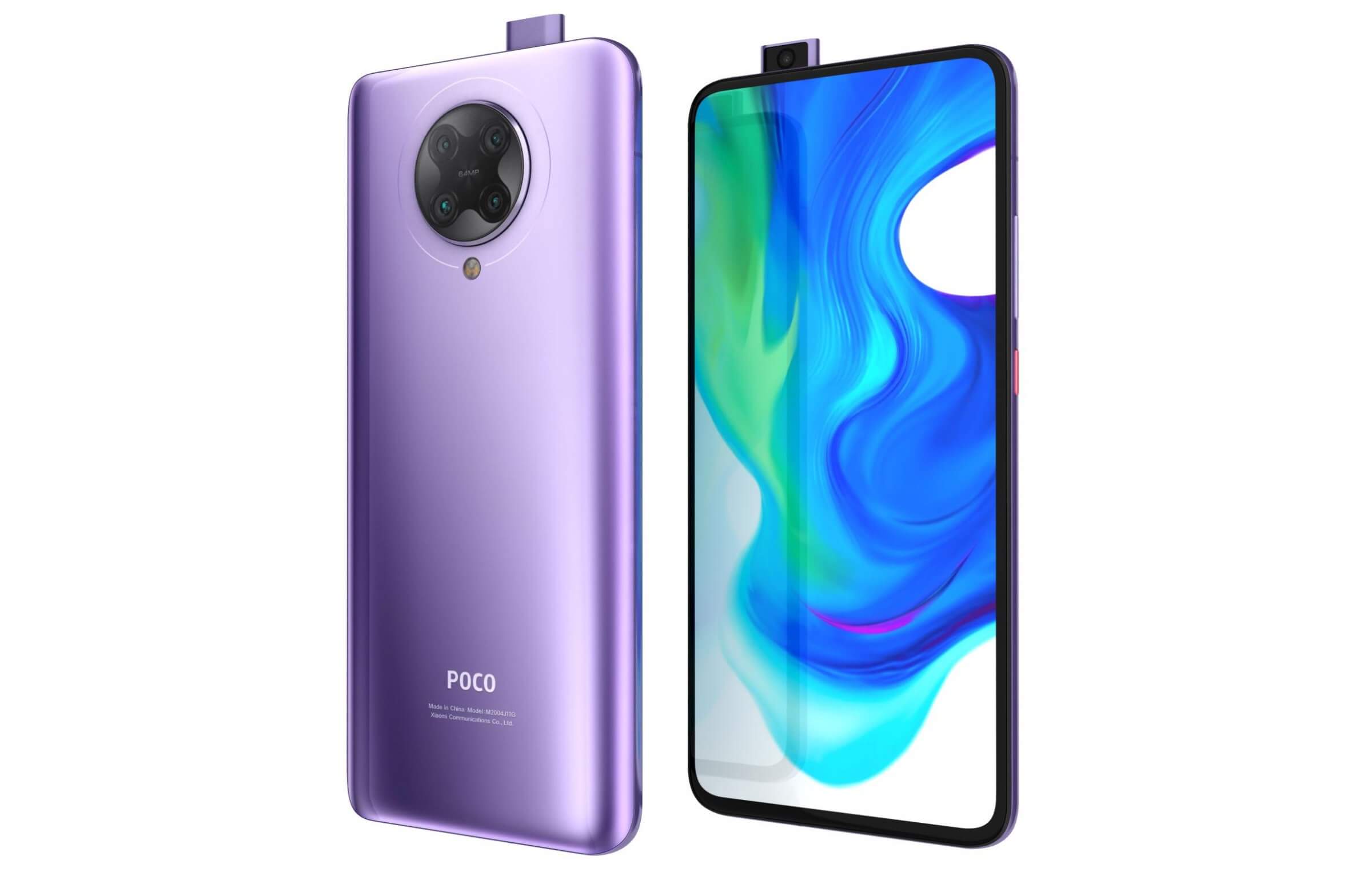 Xiaomi Poco F2 Pro Electric Purple - 3D Model by Rever_Art