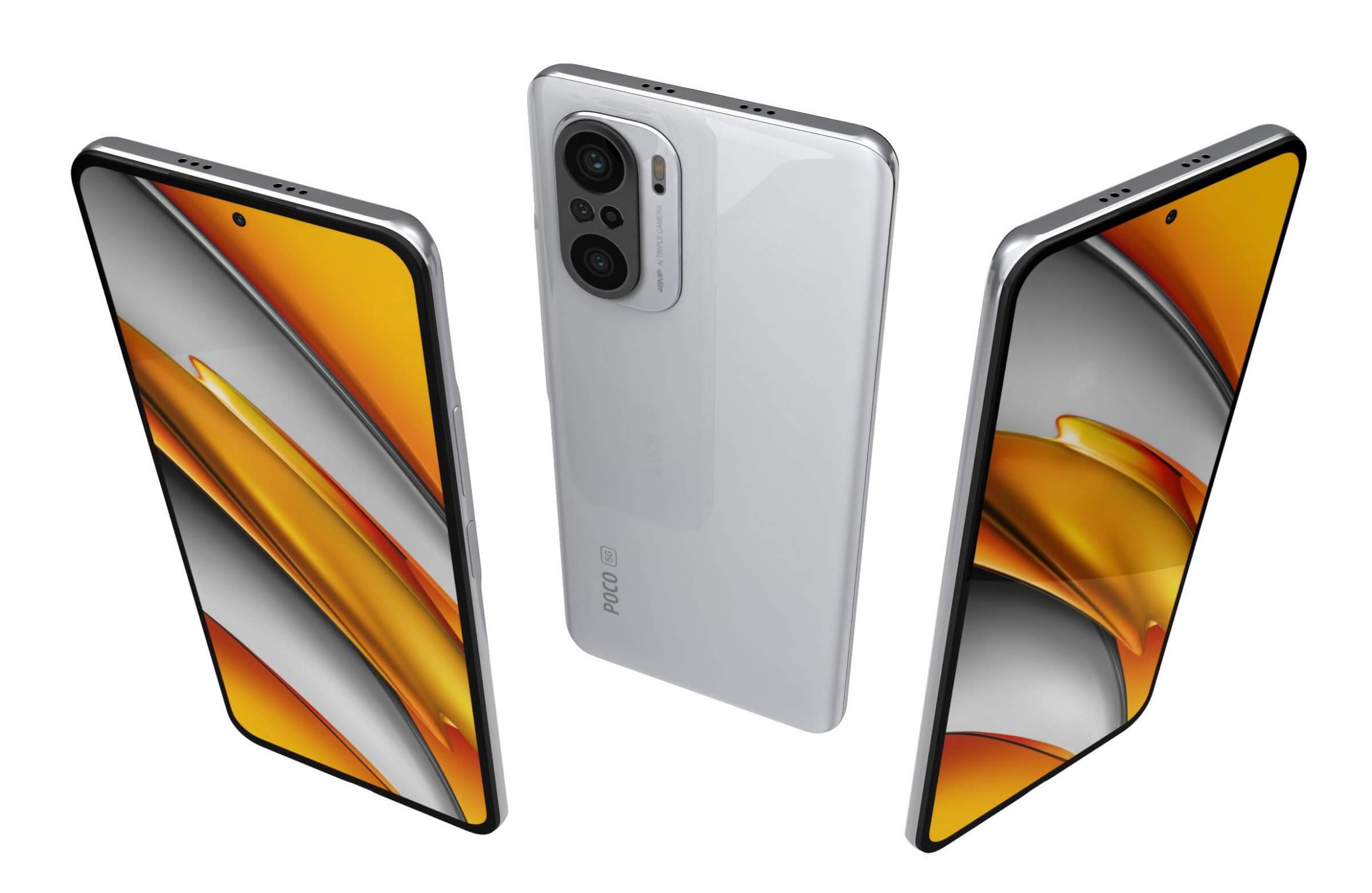 Xiaomi Poco F3 All Colors - 3D Model by Rever_Art