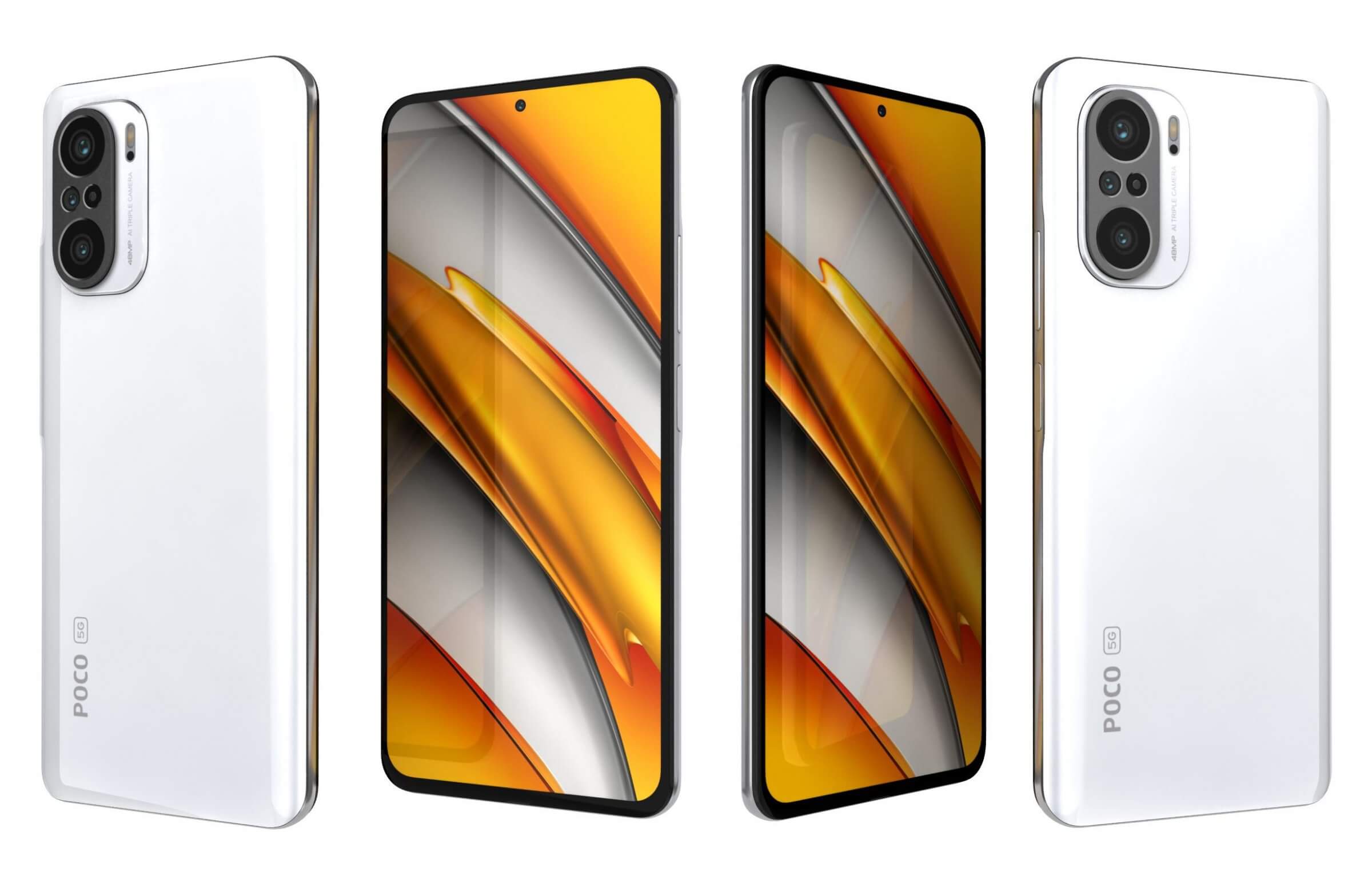 Xiaomi Poco F3 All Colors - 3D Model by Rever_Art