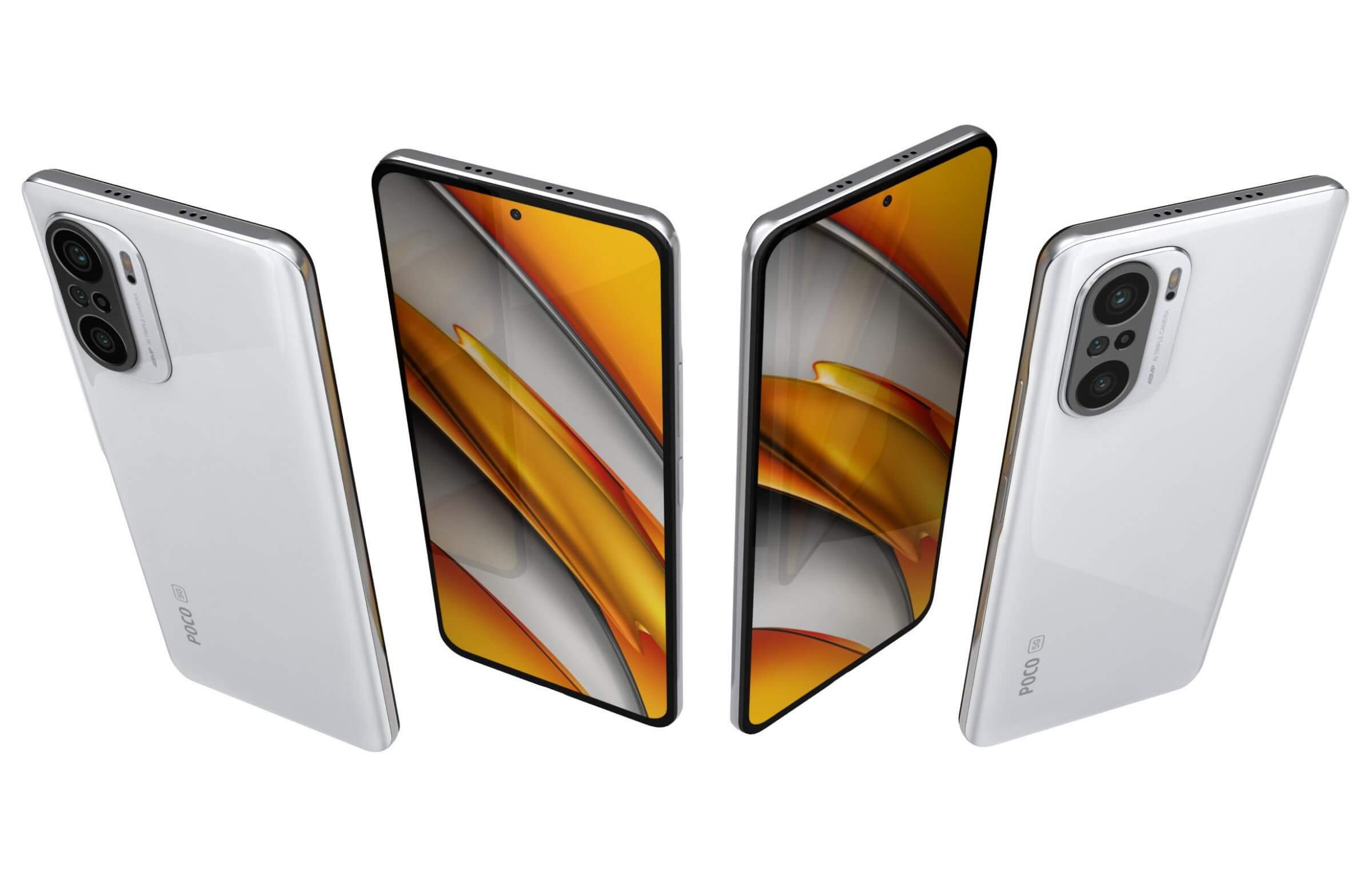 Xiaomi Poco F3 All Colors - 3D Model by Rever_Art