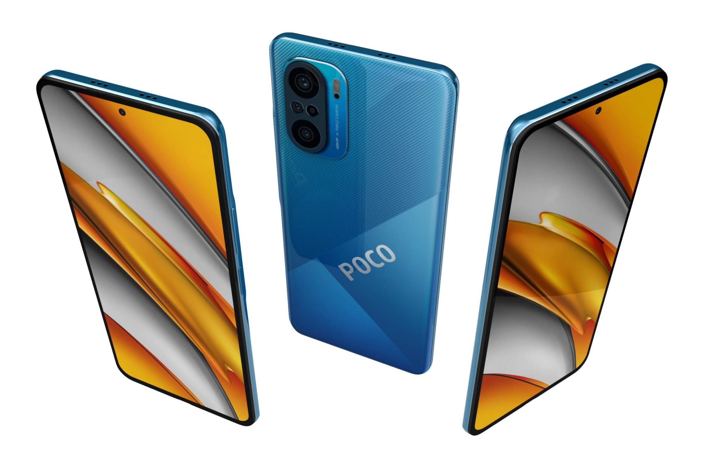 Xiaomi Poco F3 All Colors - 3D Model by Rever_Art