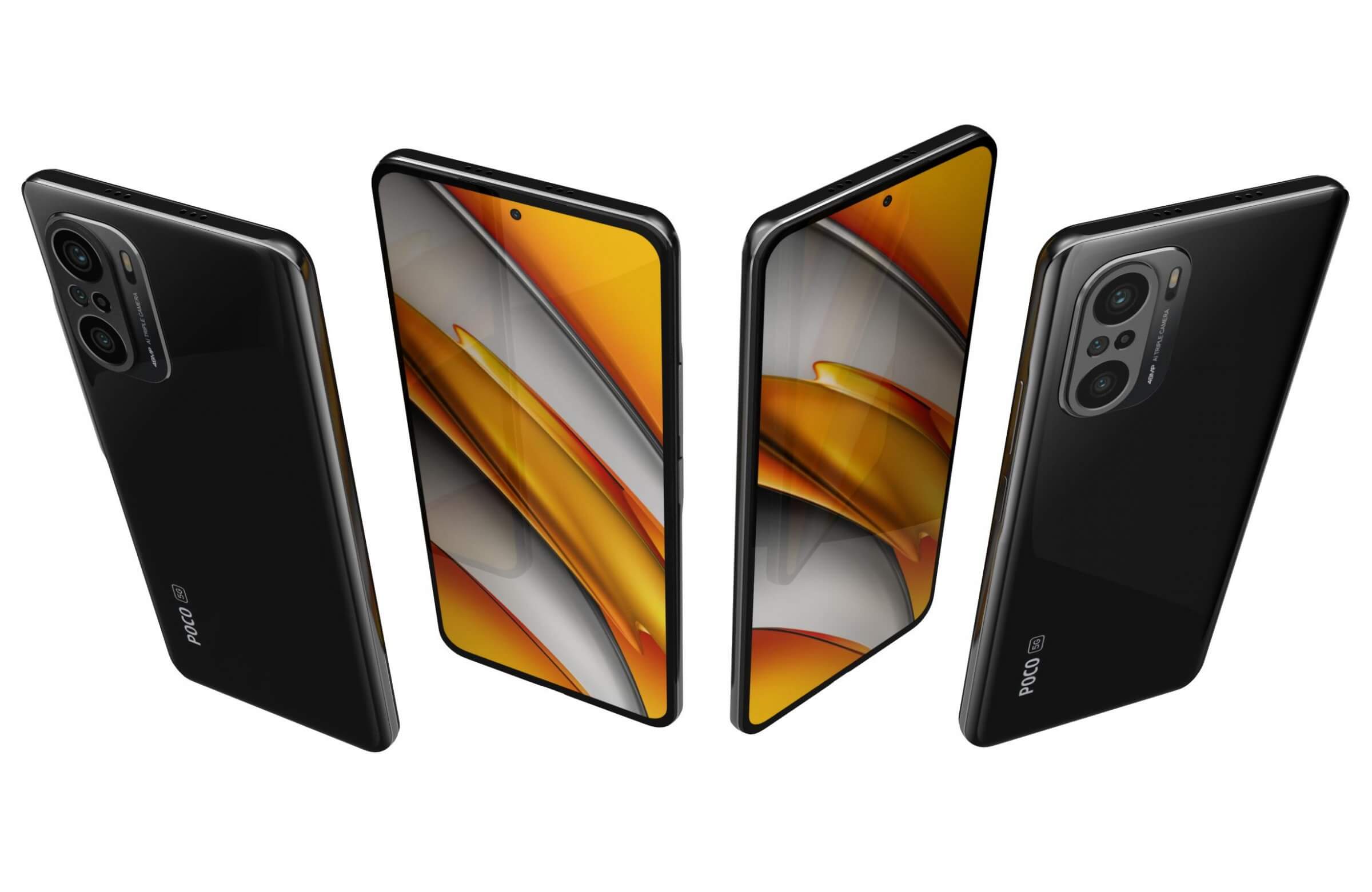 Xiaomi Poco F3 All Colors - 3D Model by Rever_Art