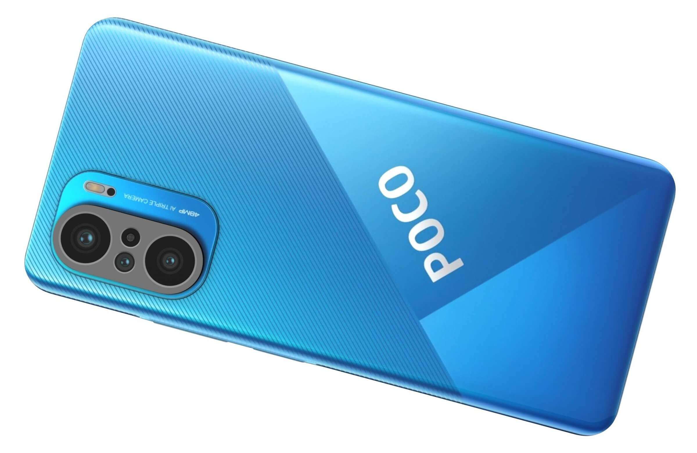 Xiaomi Poco F3 Deep Ocean Blue - 3D Model by Rever_Art