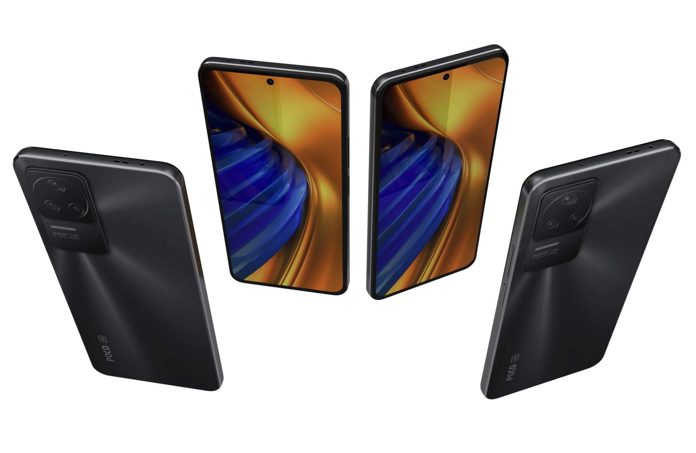 Xiaomi Poco F4 5G All Colors - 3D Model by Rever_Art