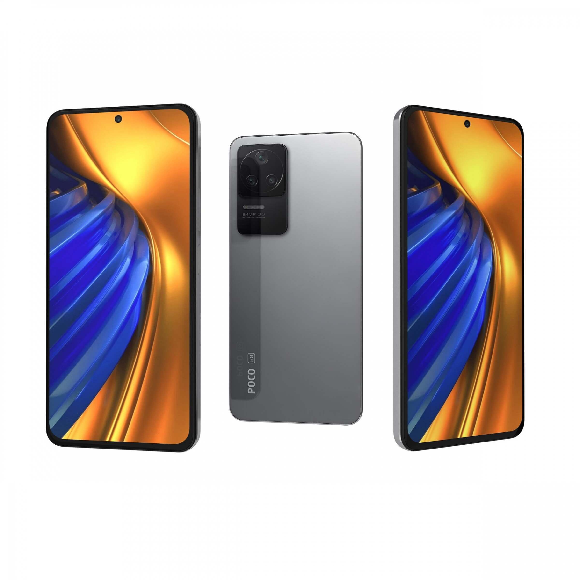 Xiaomi Poco F4 5G All Colors - 3D Model by Rever_Art