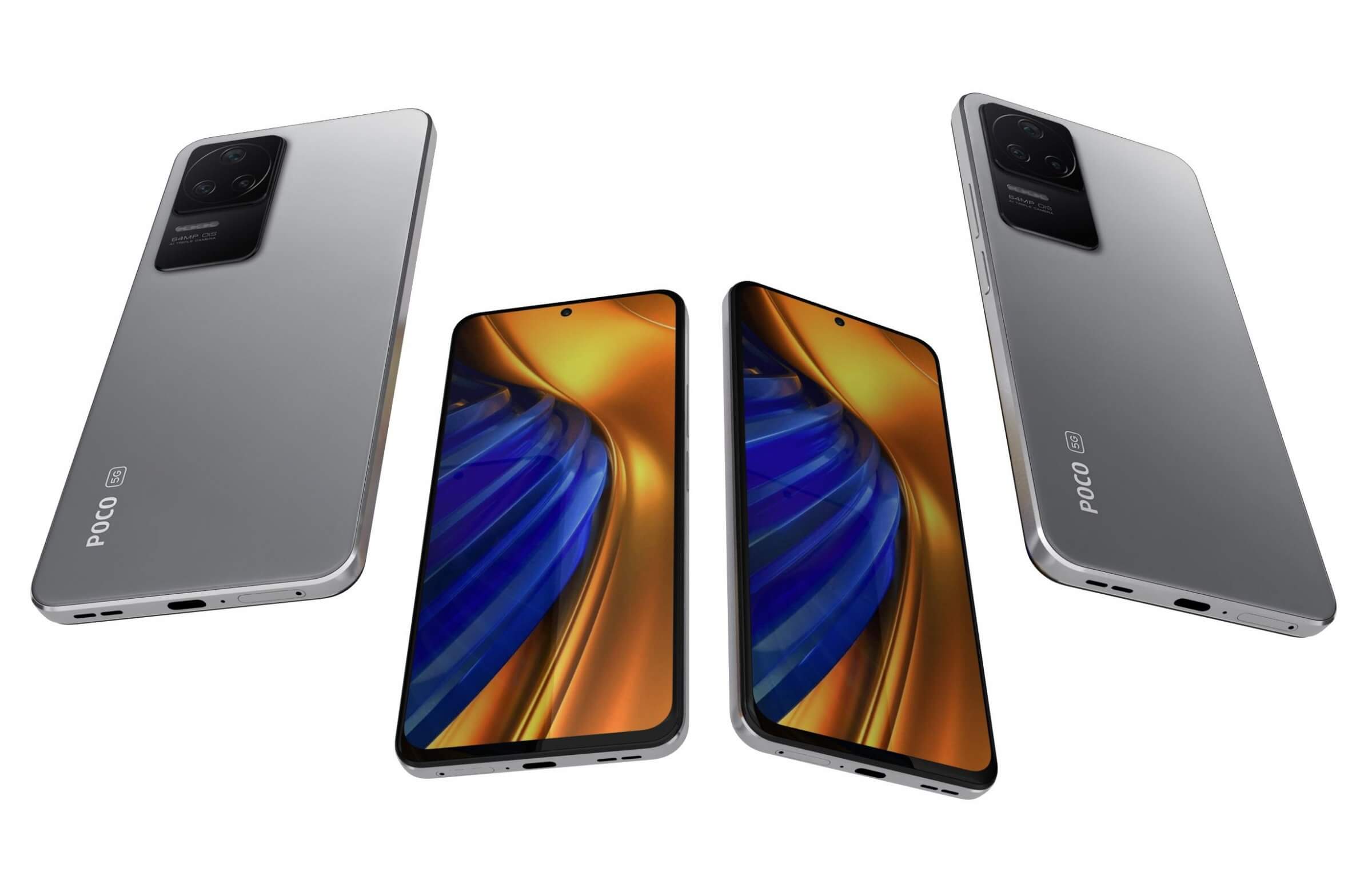 Xiaomi Poco F4 5G All Colors - 3D Model by Rever_Art