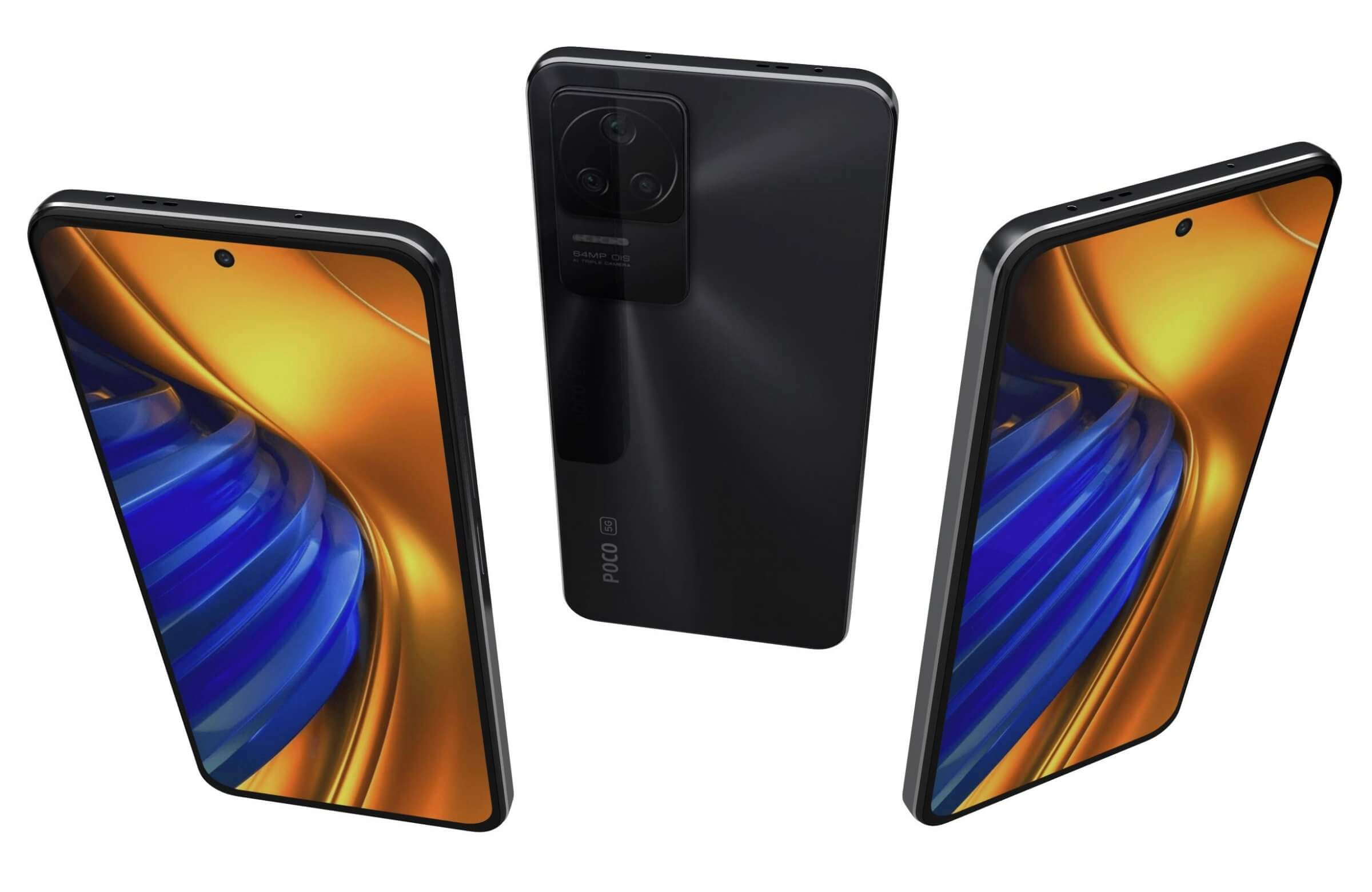 Xiaomi Poco F4 5G All Colors - 3D Model by Rever_Art