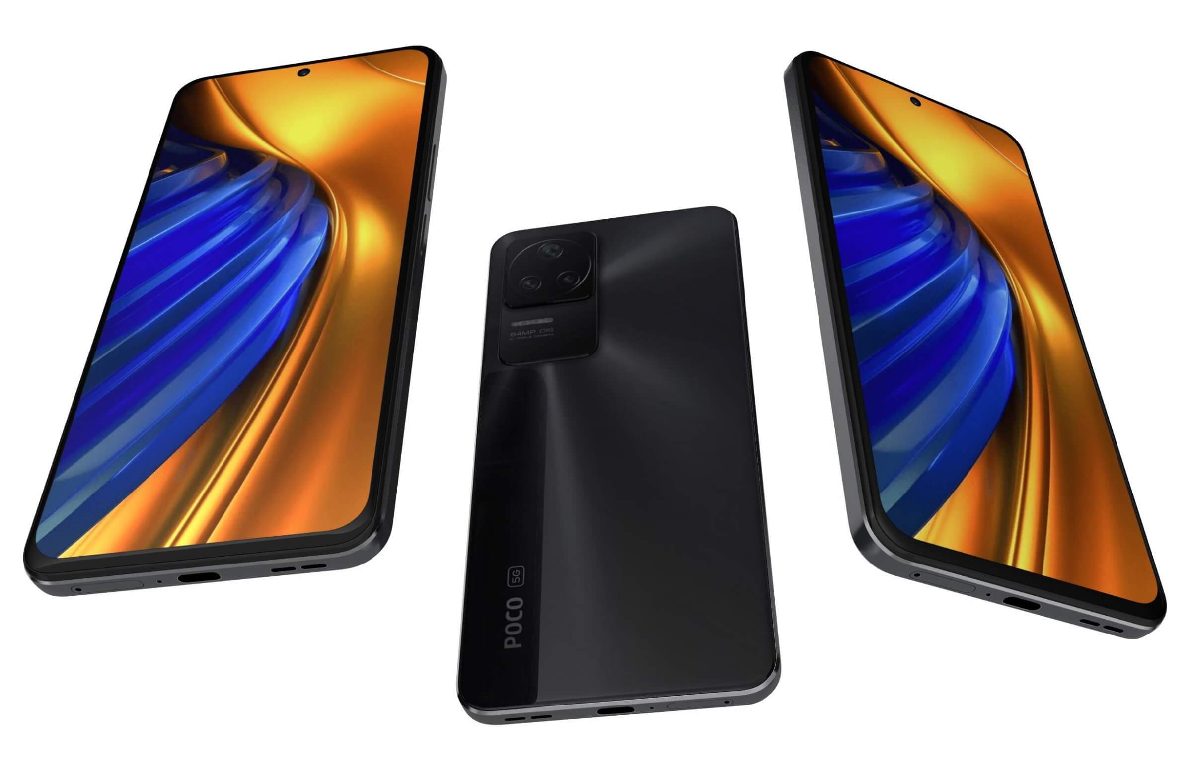 Xiaomi Poco F4 5G Black - 3D Model by Rever_Art