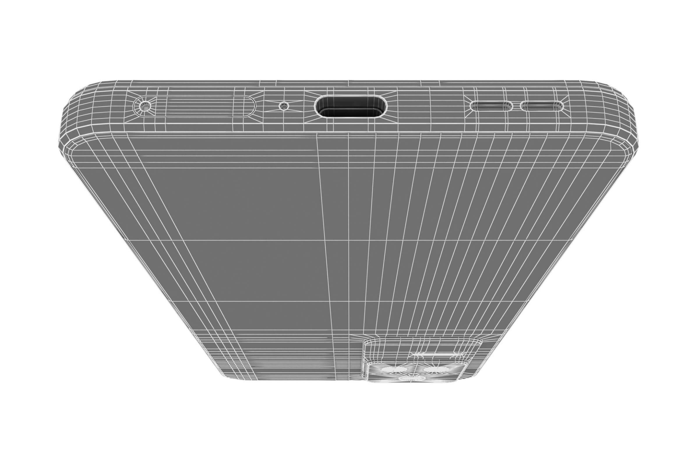 Xiaomi Poco F4 5G Silver - 3D Model by Rever_Art