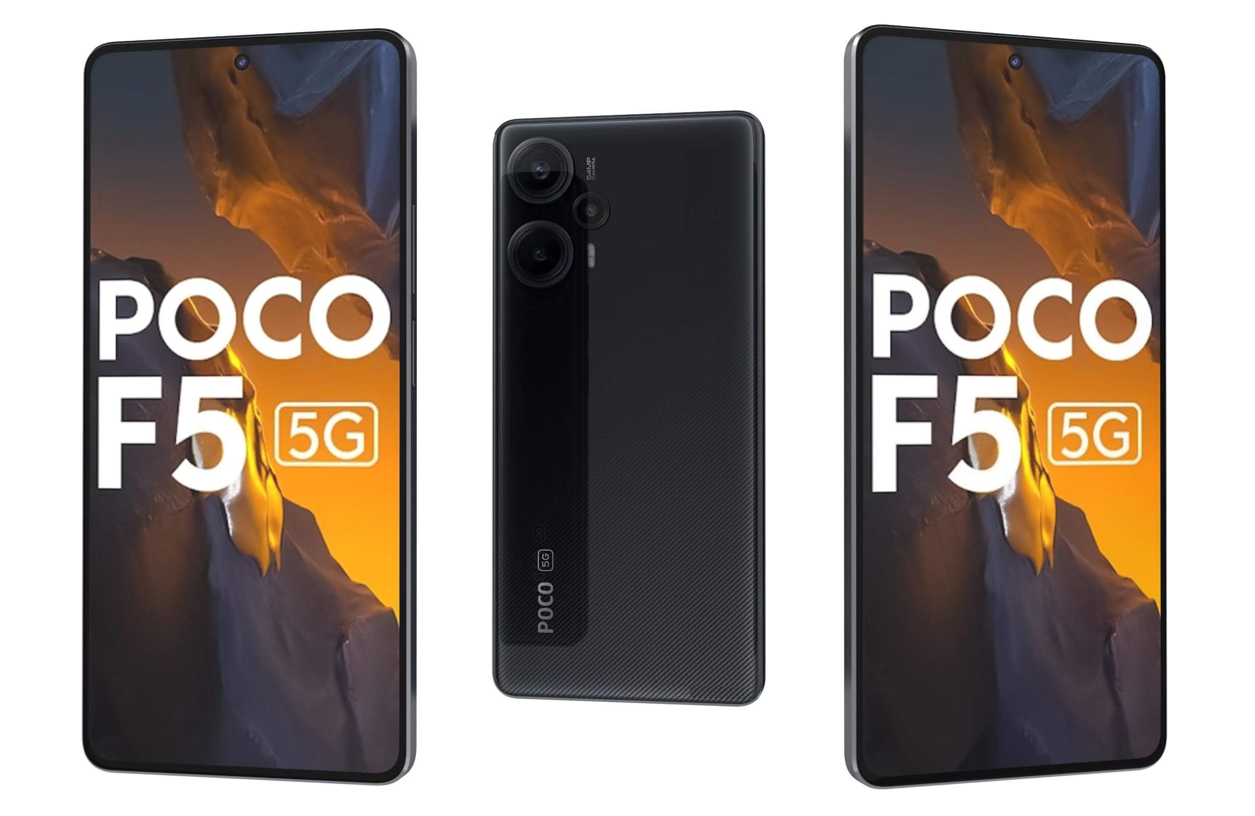 Xiaomi Poco F5 All Colors - 3D Model by Rever_Art
