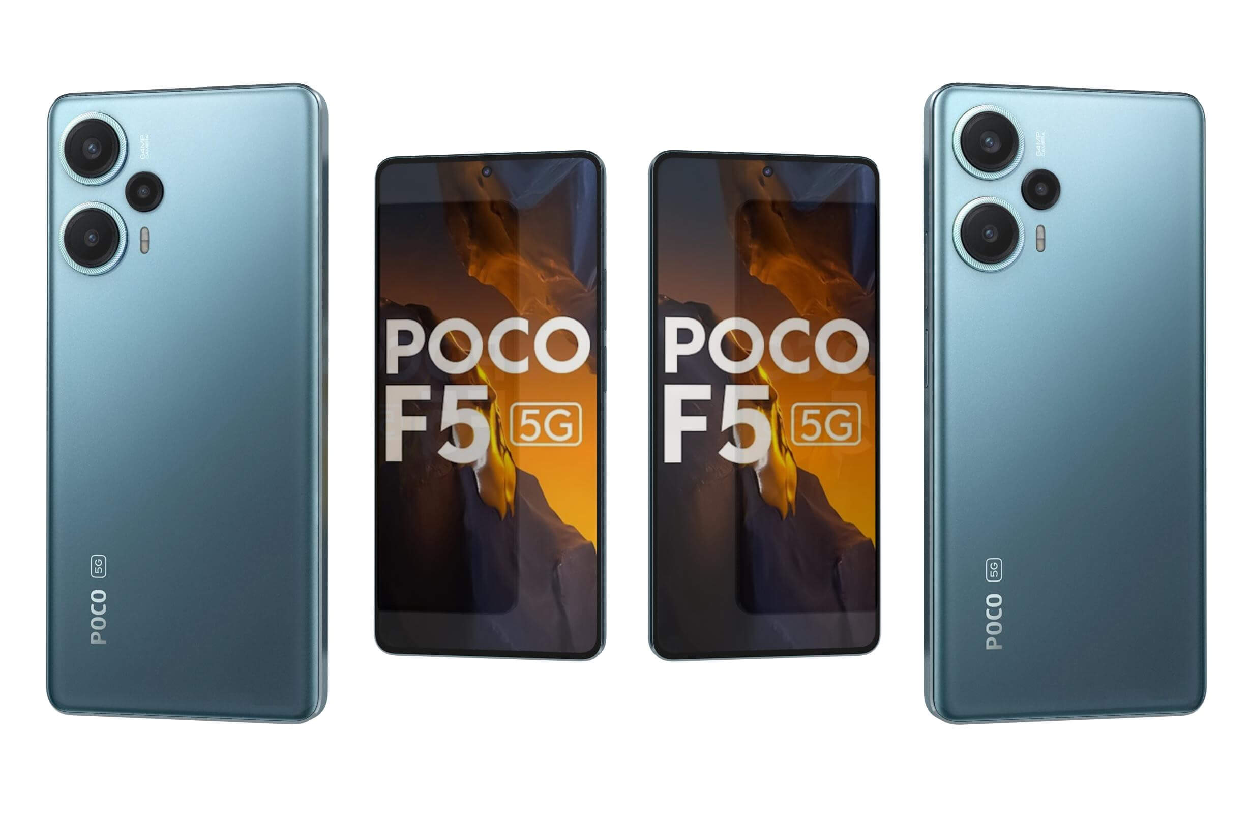 Xiaomi Poco F5 All Colors - 3D Model by Rever_Art