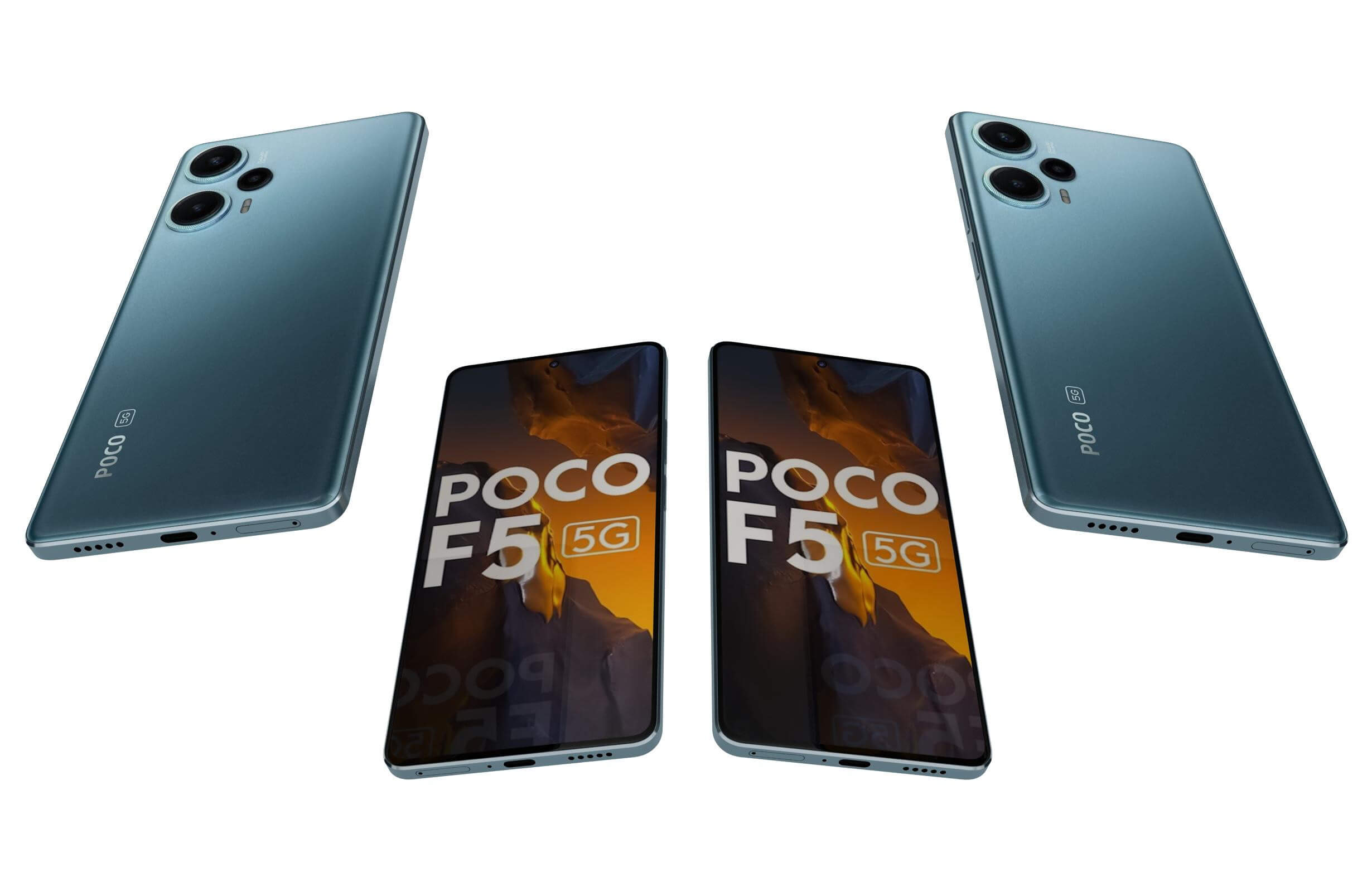 Xiaomi Poco F5 All Colors - 3D Model by Rever_Art