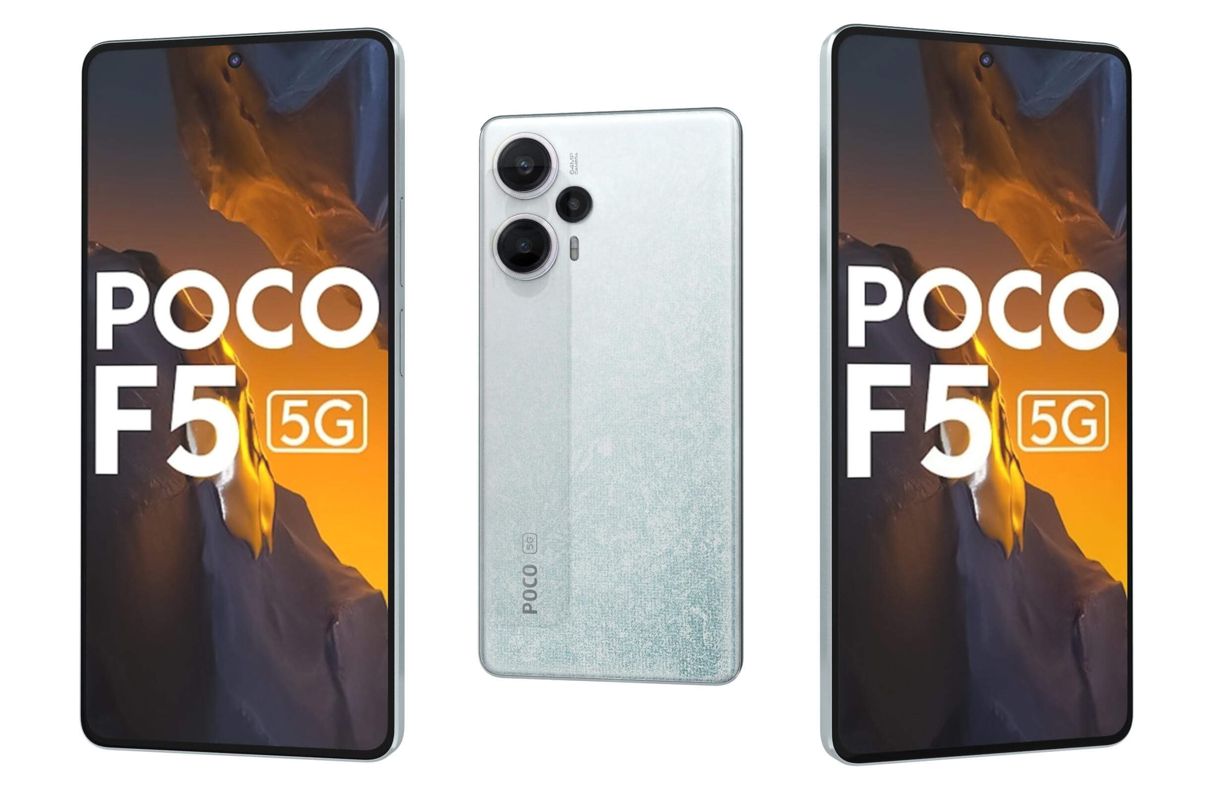 Xiaomi Poco F5 All Colors - 3D Model by Rever_Art