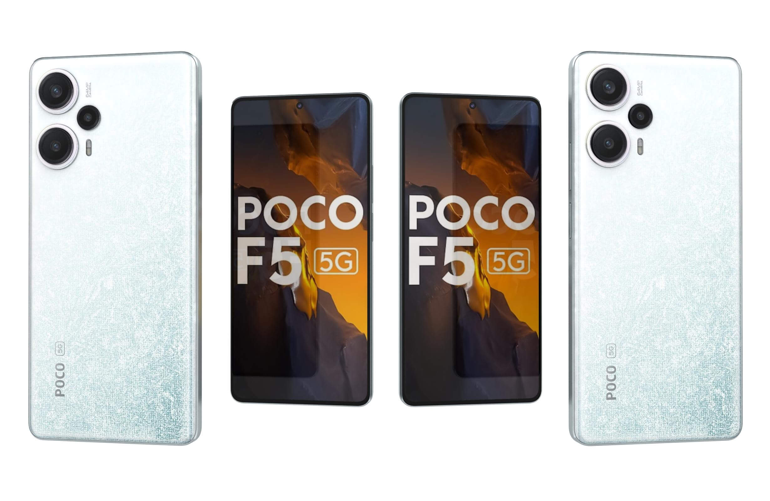 Xiaomi Poco F5 All Colors - 3D Model by Rever_Art