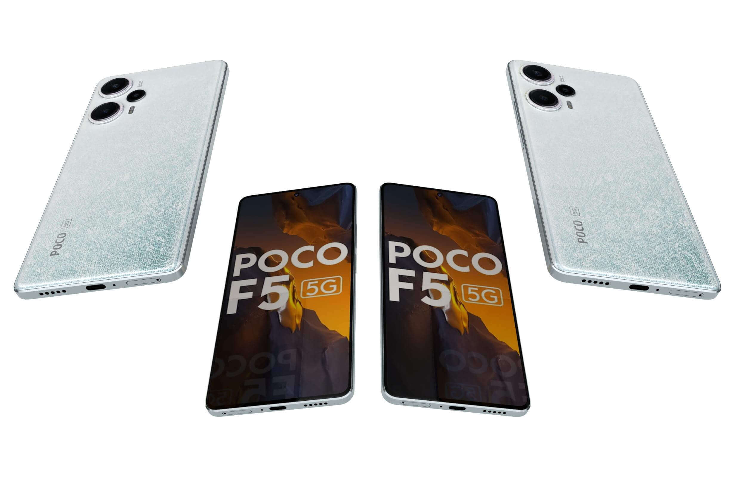 Xiaomi Poco F5 All Colors - 3D Model by Rever_Art