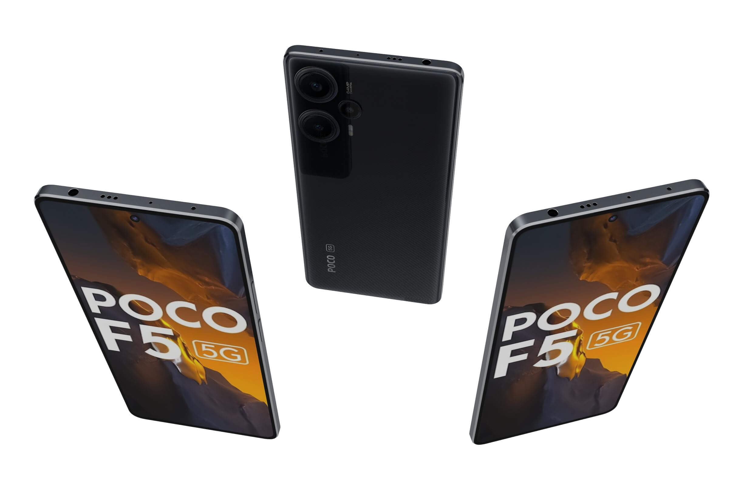 Xiaomi Poco F5 Black - 3D Model by Rever_Art