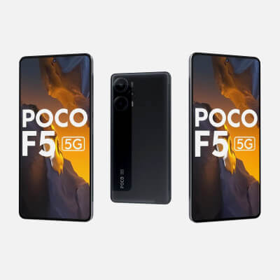 Xiaomi Poco F5 Black - 3D Model by Rever_Art