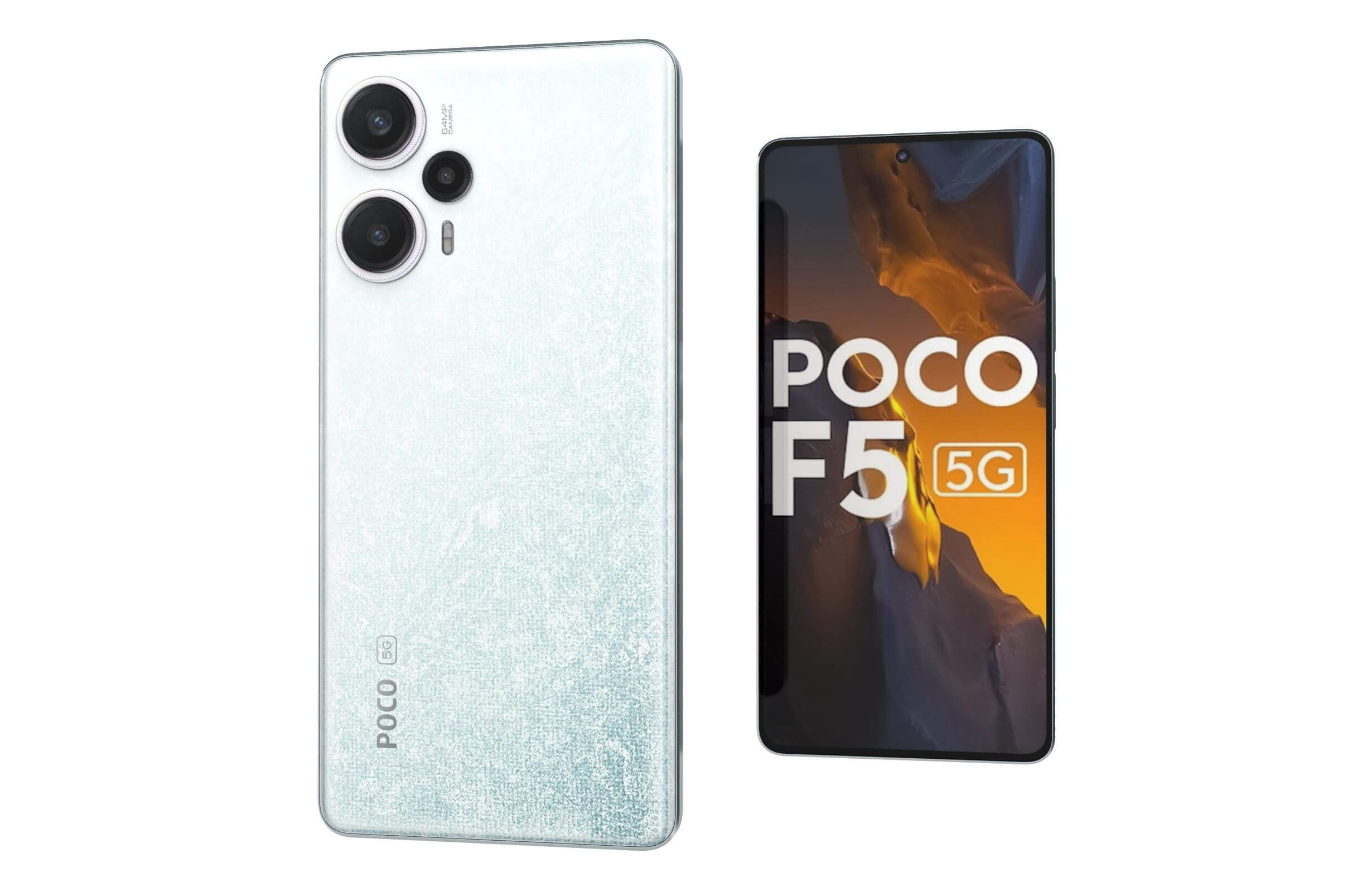 Xiaomi Poco F5 White - 3D Model by Rever_Art