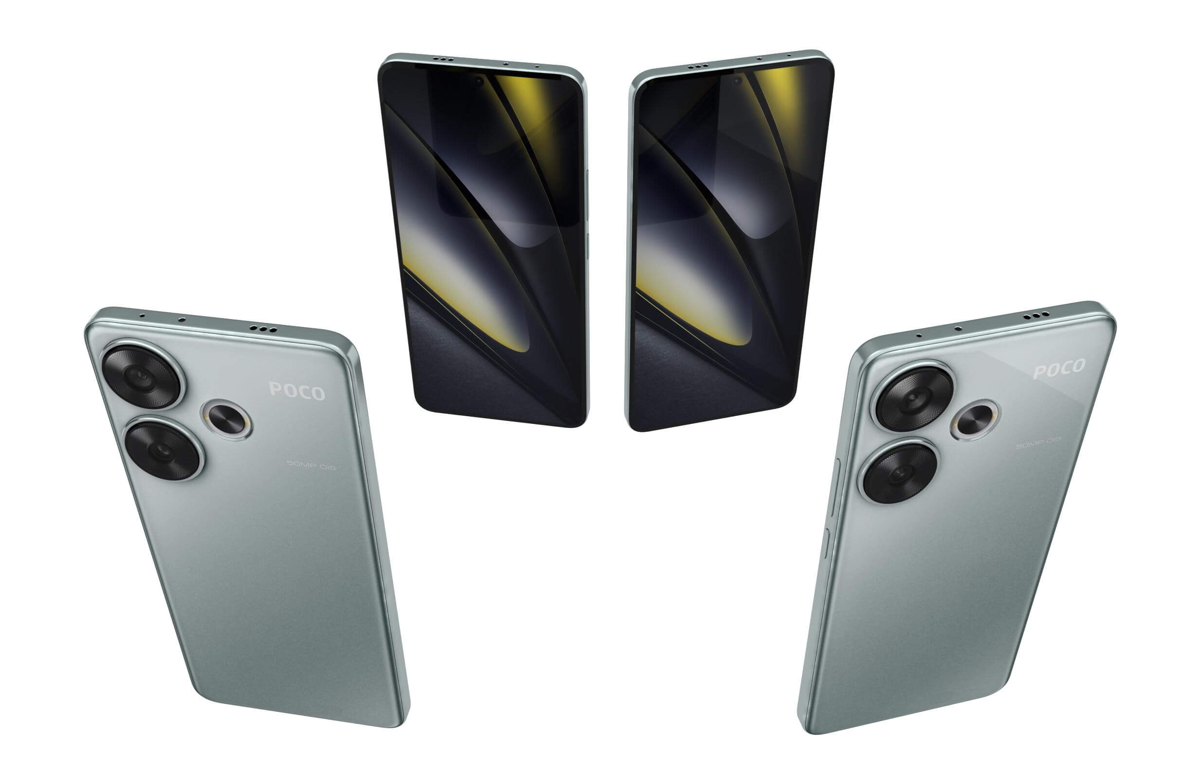 Xiaomi Poco F6 Green - 3D Model by Rever_Art