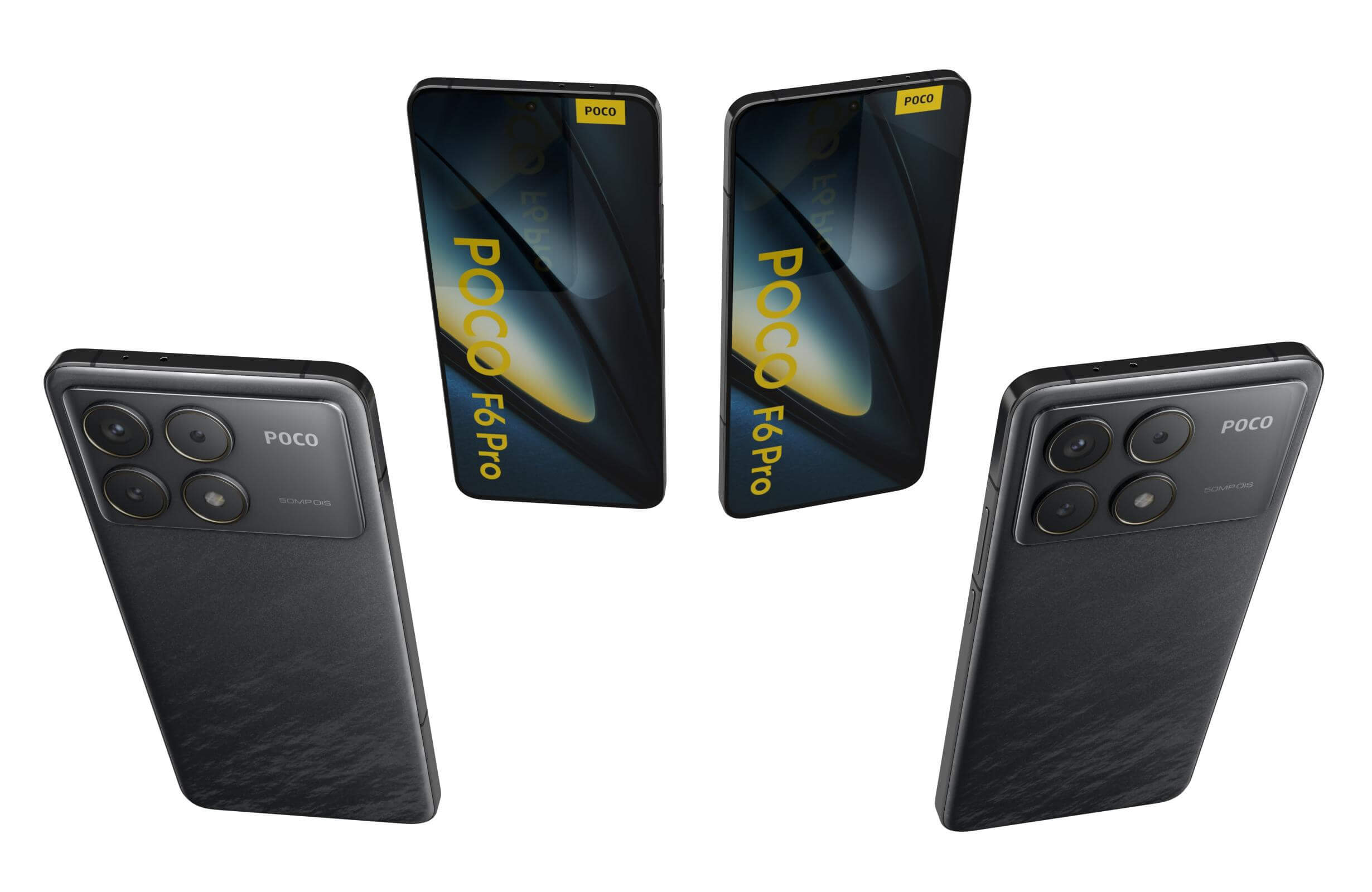 Xiaomi Poco F6 Pro Black and White - 3D Model by Rever_Art