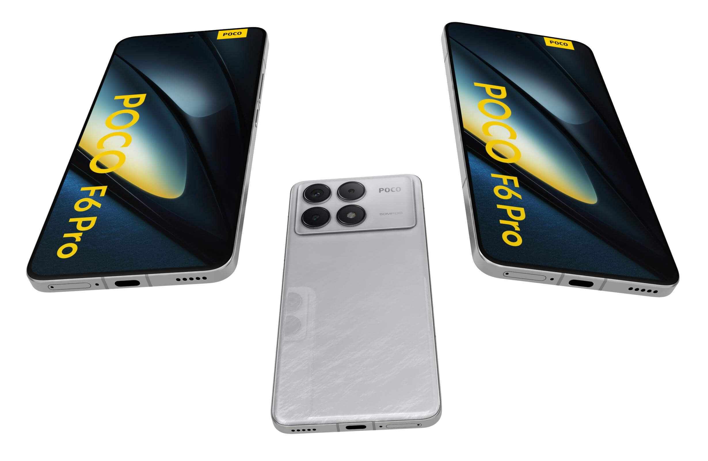 Xiaomi Poco F6 Pro White - 3D Model by Rever_Art