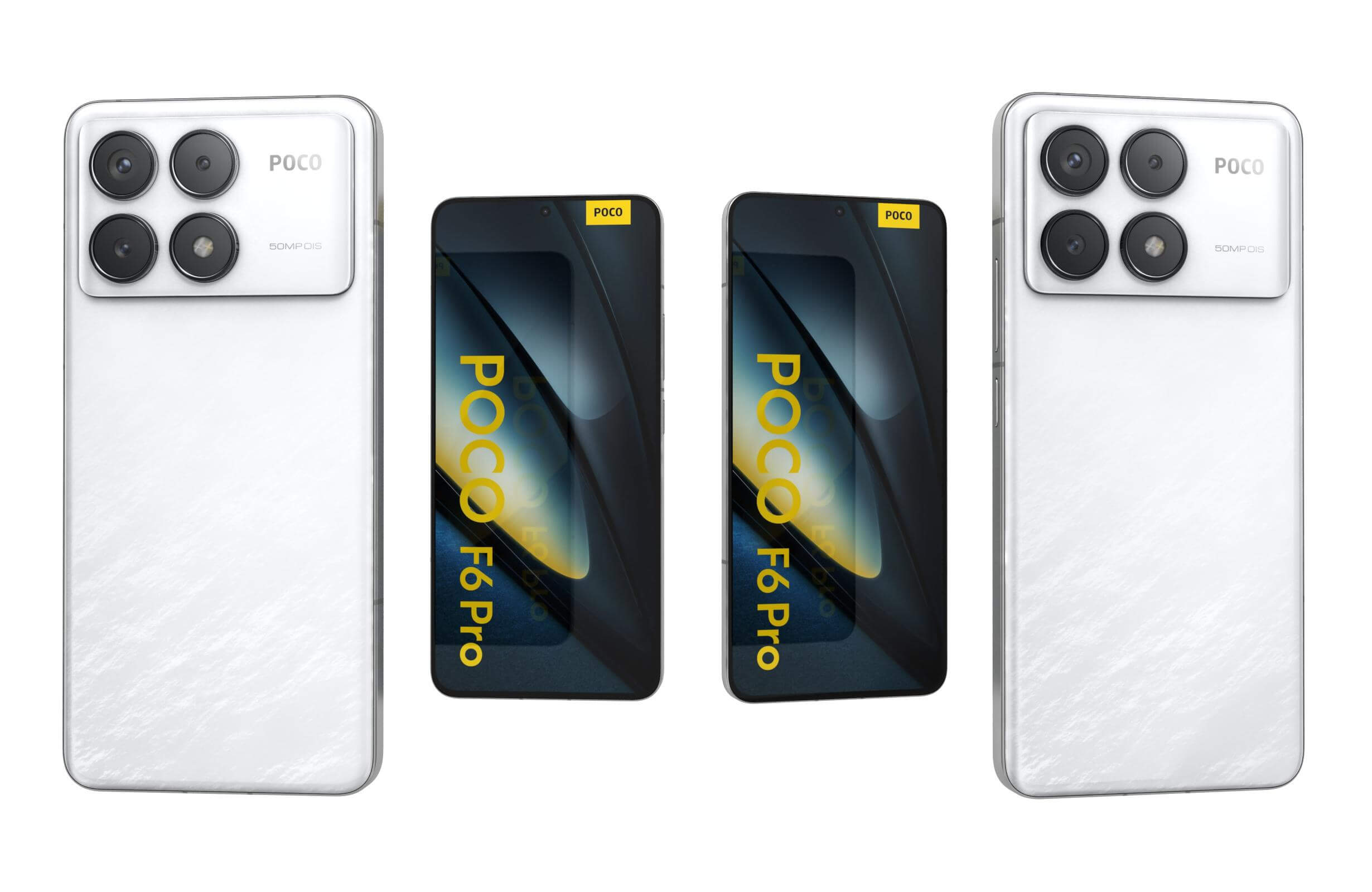 Xiaomi Poco F6 Pro White - 3D Model by Rever_Art