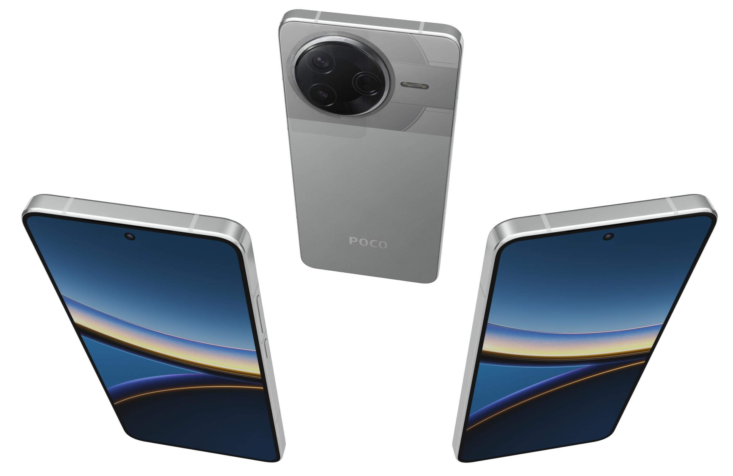 Xiaomi Poco F7 Pro White - 3D Model by Rever_Art