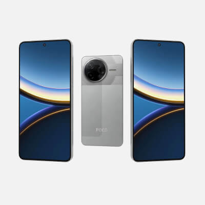 Xiaomi Poco F7 Pro White - 3D Model by Rever_Art