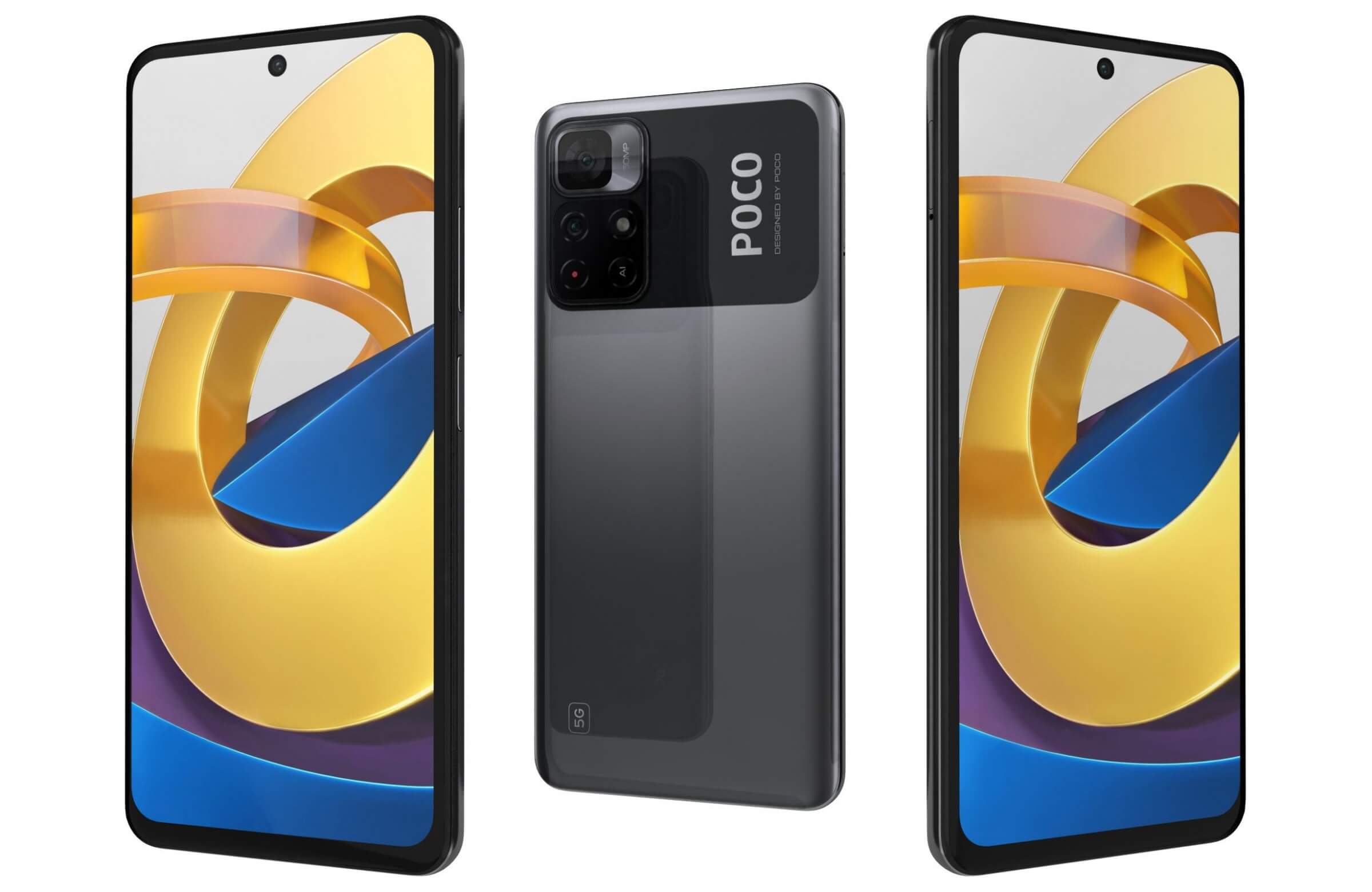 Xiaomi Poco M4 Pro All Colors - 3D Model by Rever_Art