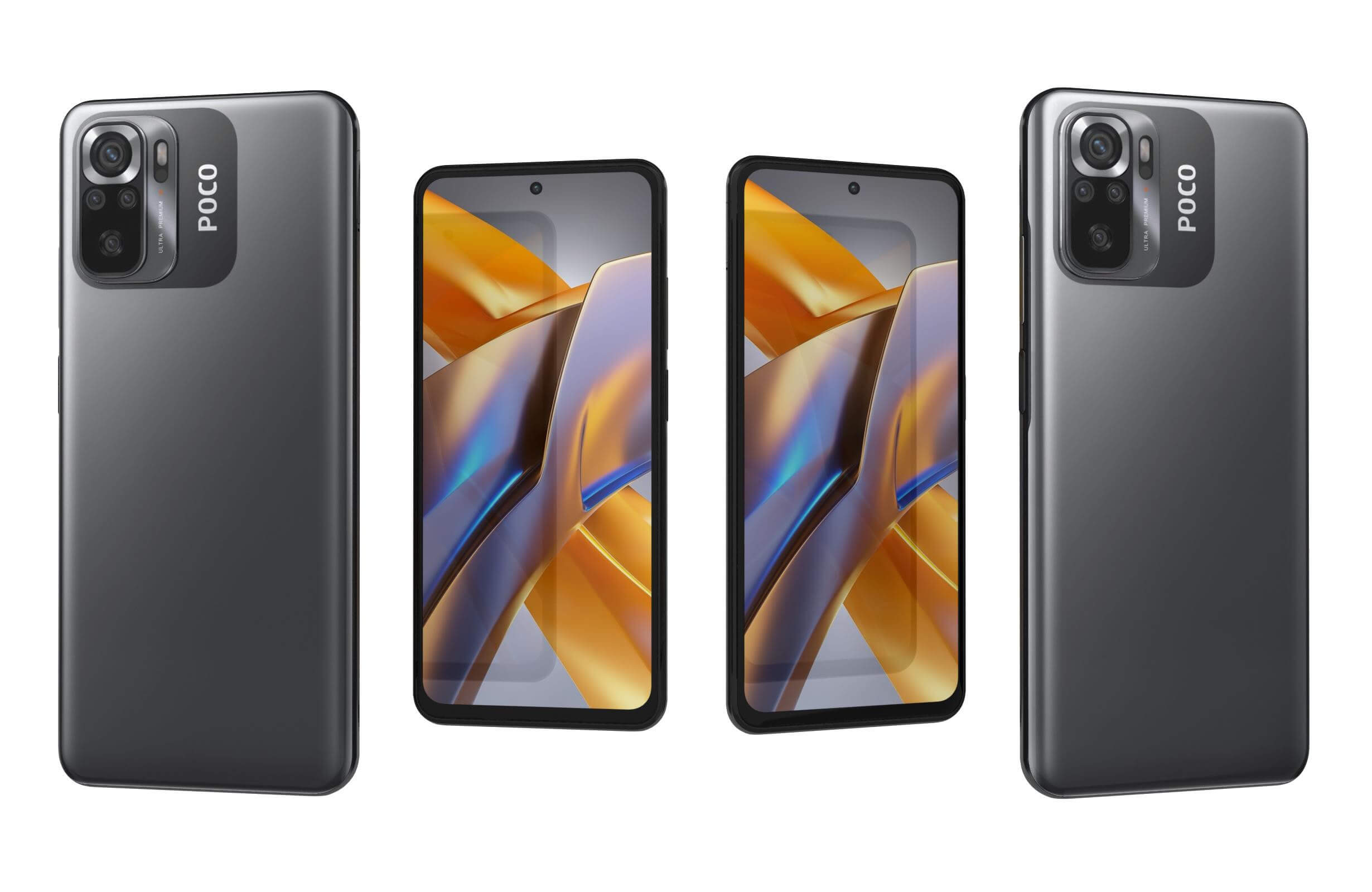 Xiaomi Poco M5s All Colors - 3D Model by Rever_Art