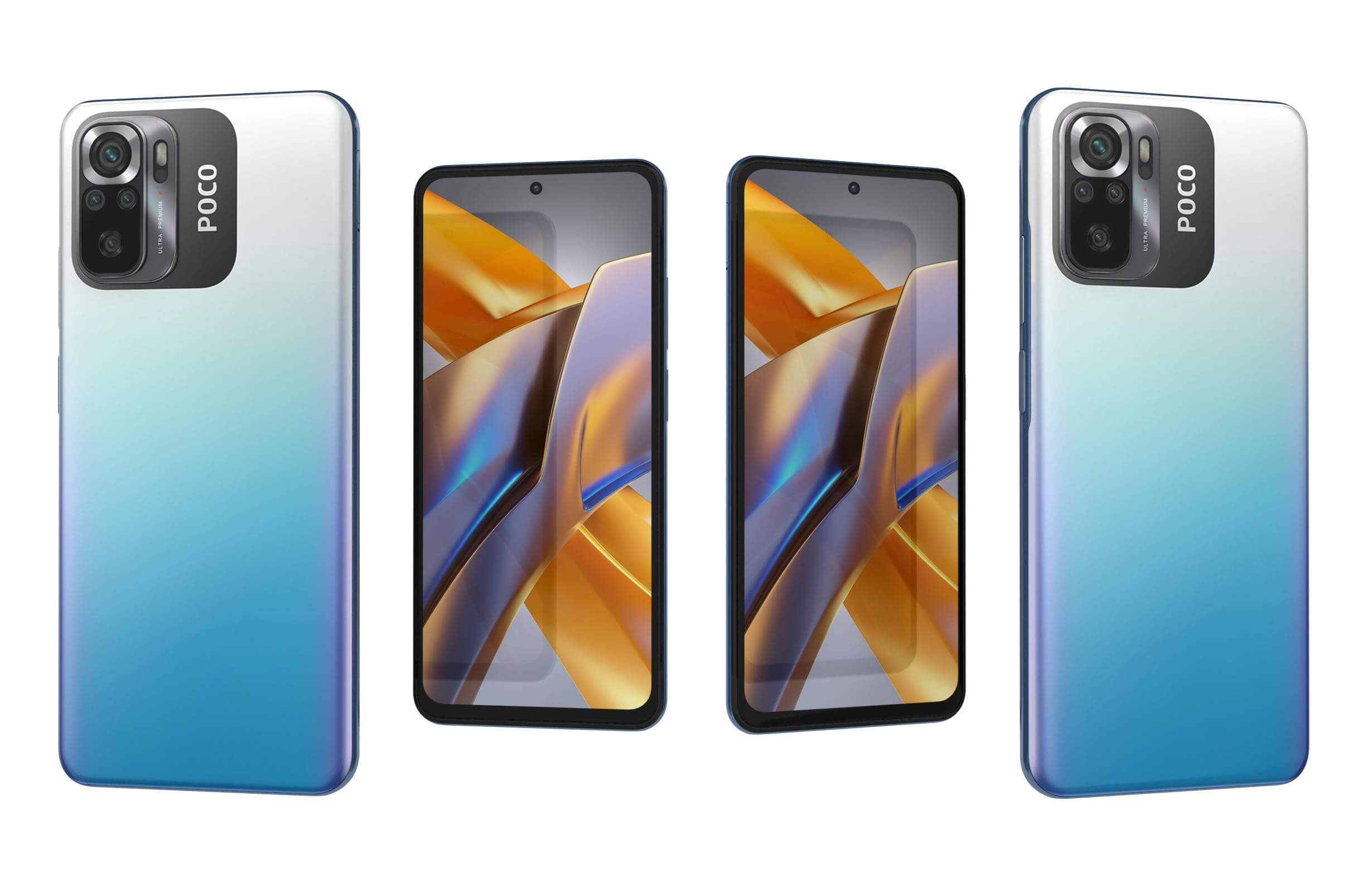 Xiaomi Poco M5s All Colors - 3D Model by Rever_Art