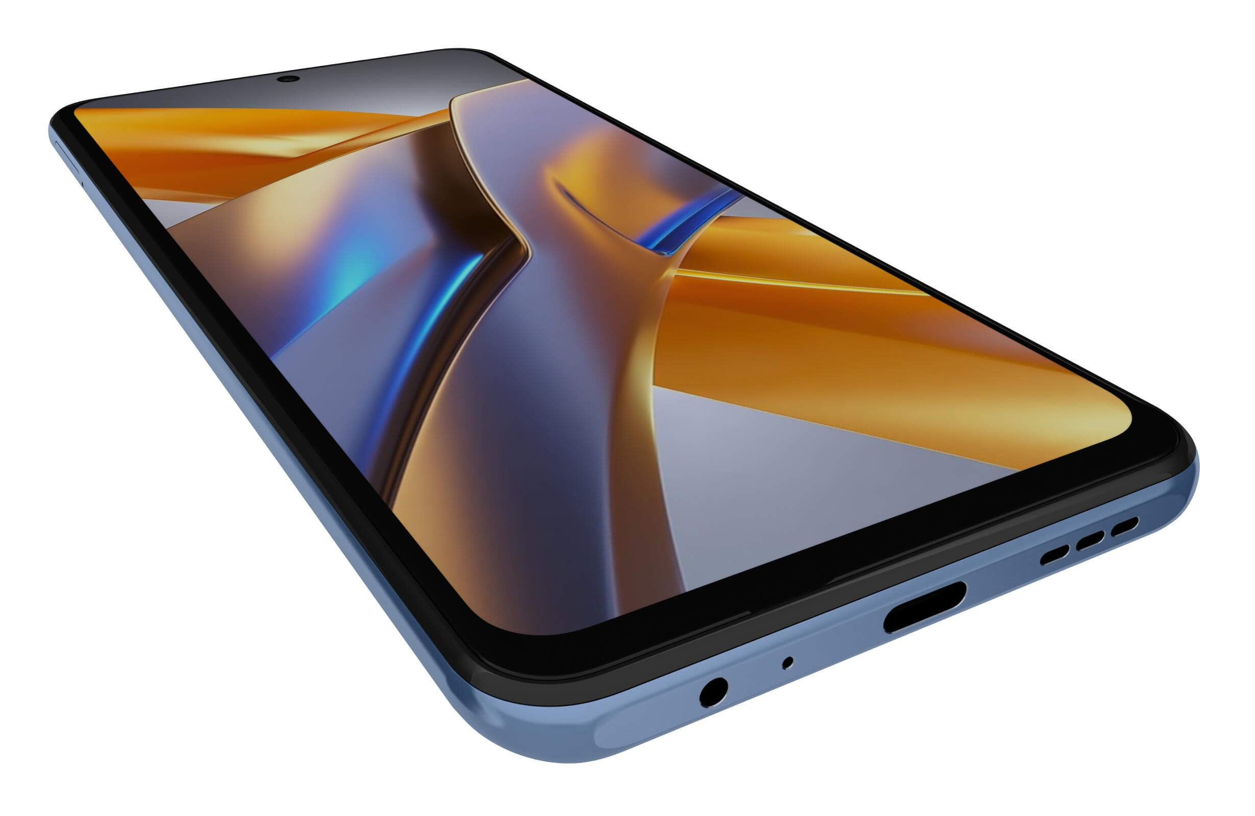 Xiaomi Poco M5s Blue - 3D Model by Rever_Art