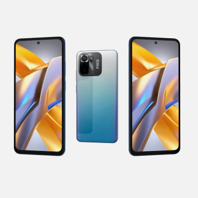 Xiaomi Poco M5s Blue - 3D Model by Rever_Art