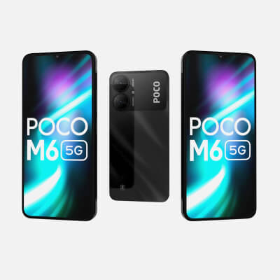 Xiaomi Poco M6 Black - 3D Model by Rever_Art