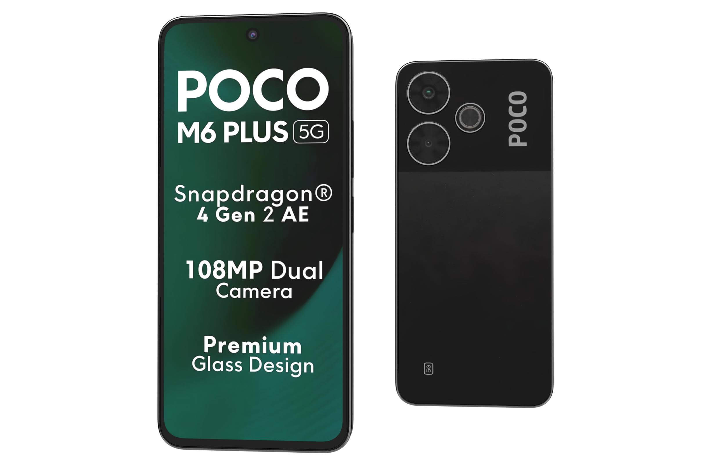 Xiaomi Poco M6 Plus 5G Graphite Black - 3D Model by Rever_Art