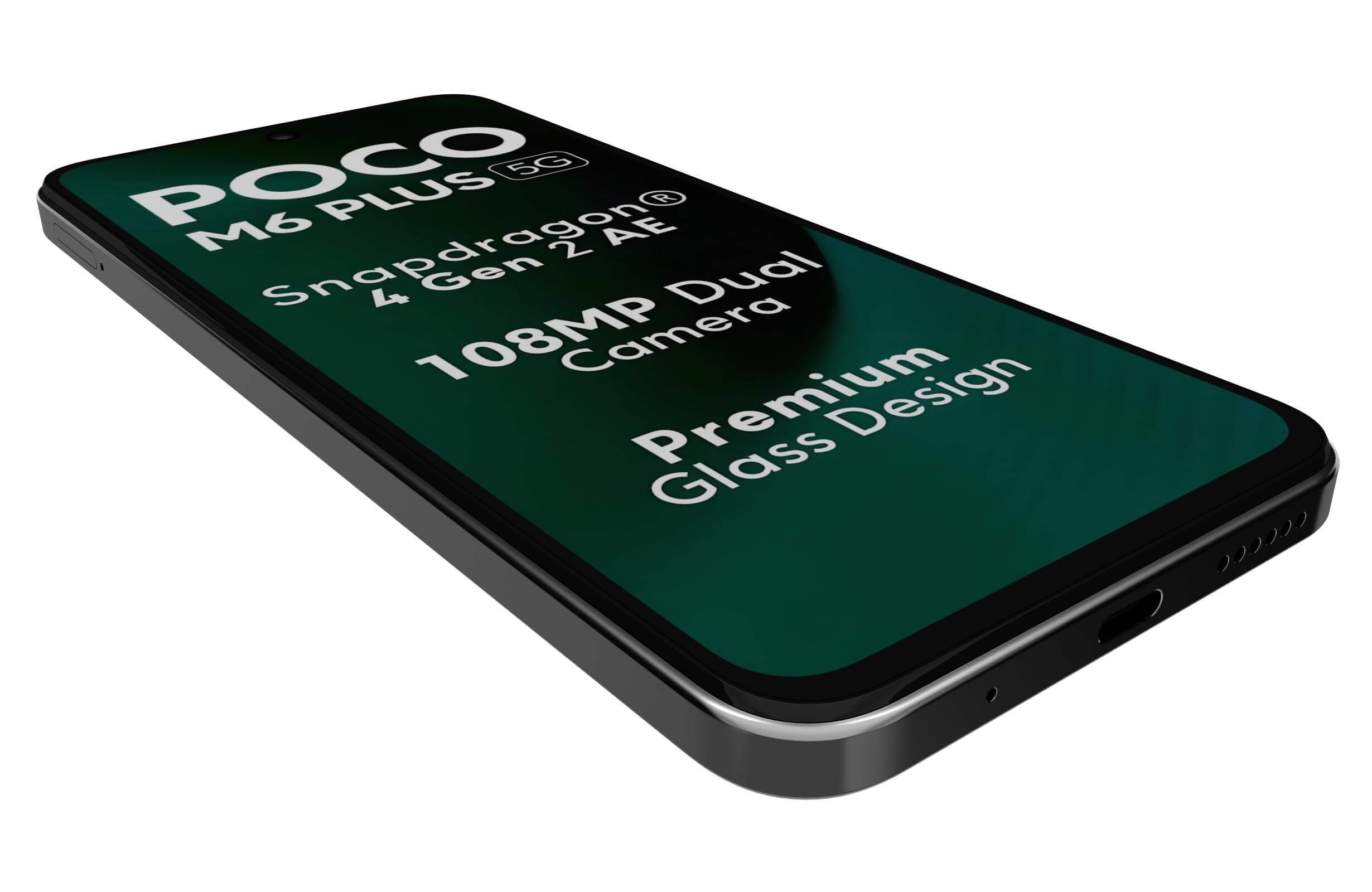 Xiaomi Poco M6 Plus 5G Graphite Black - 3D Model by Rever_Art