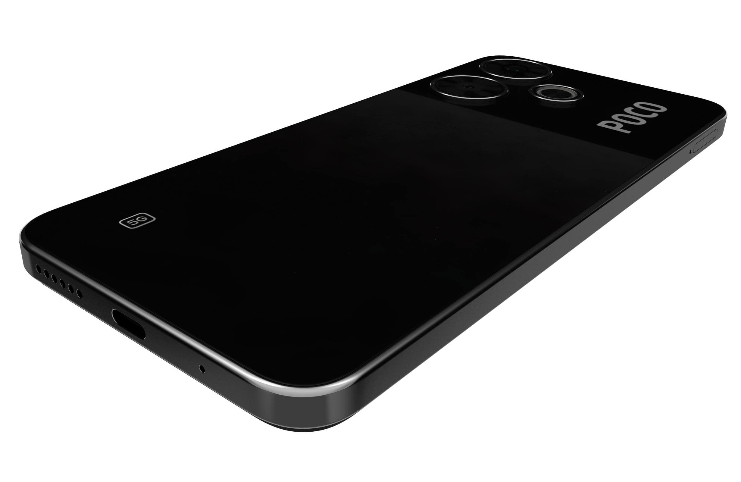 Xiaomi Poco M6 Plus 5G Graphite Black - 3D Model by Rever_Art