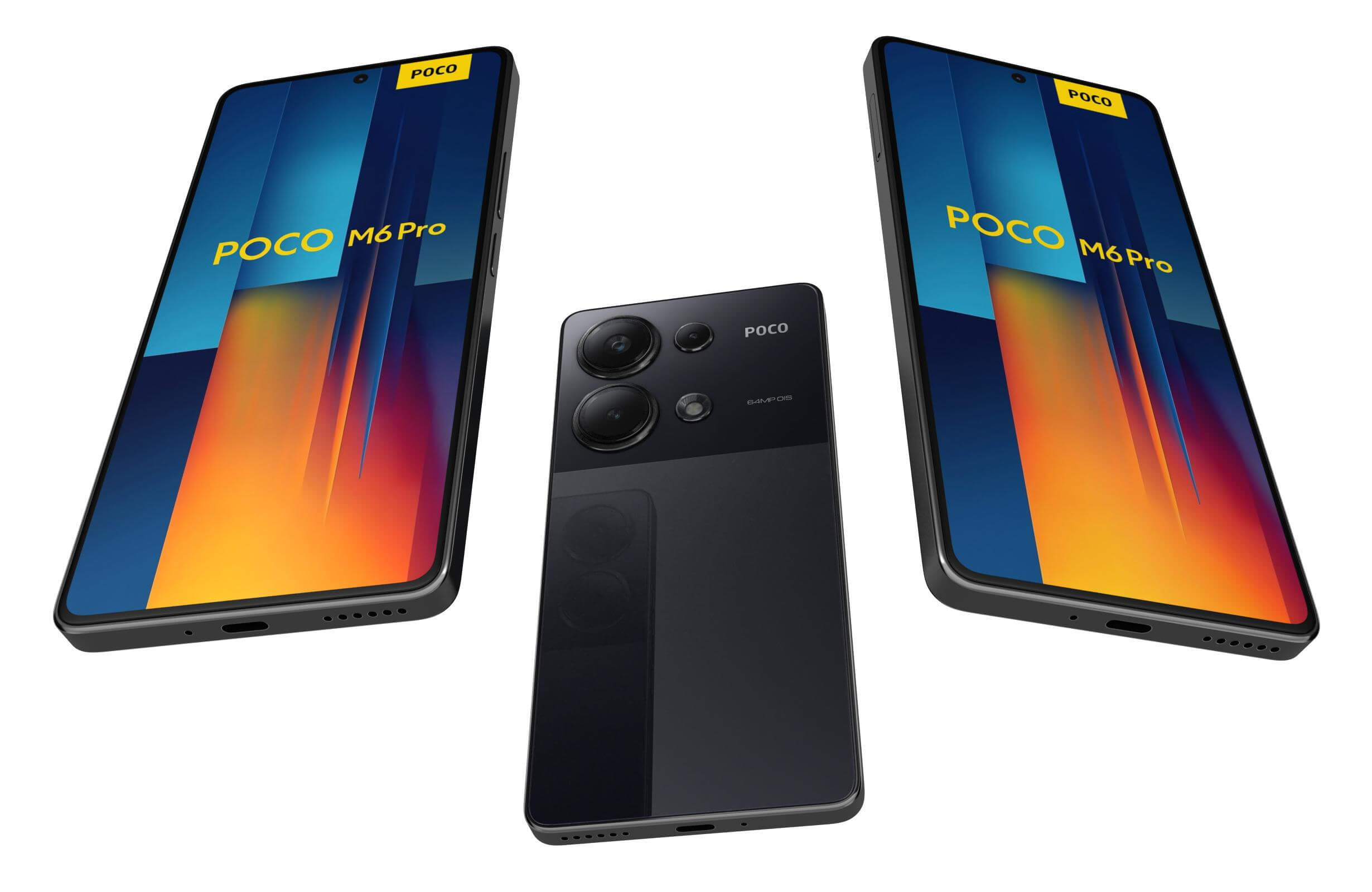 Xiaomi Poco M6 Pro All Colors - 3D Model by Rever_Art