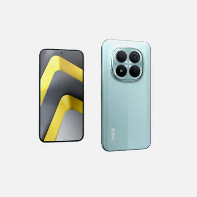 Xiaomi Poco M8 Pro 5G Green - 3D Model by Rever_Art