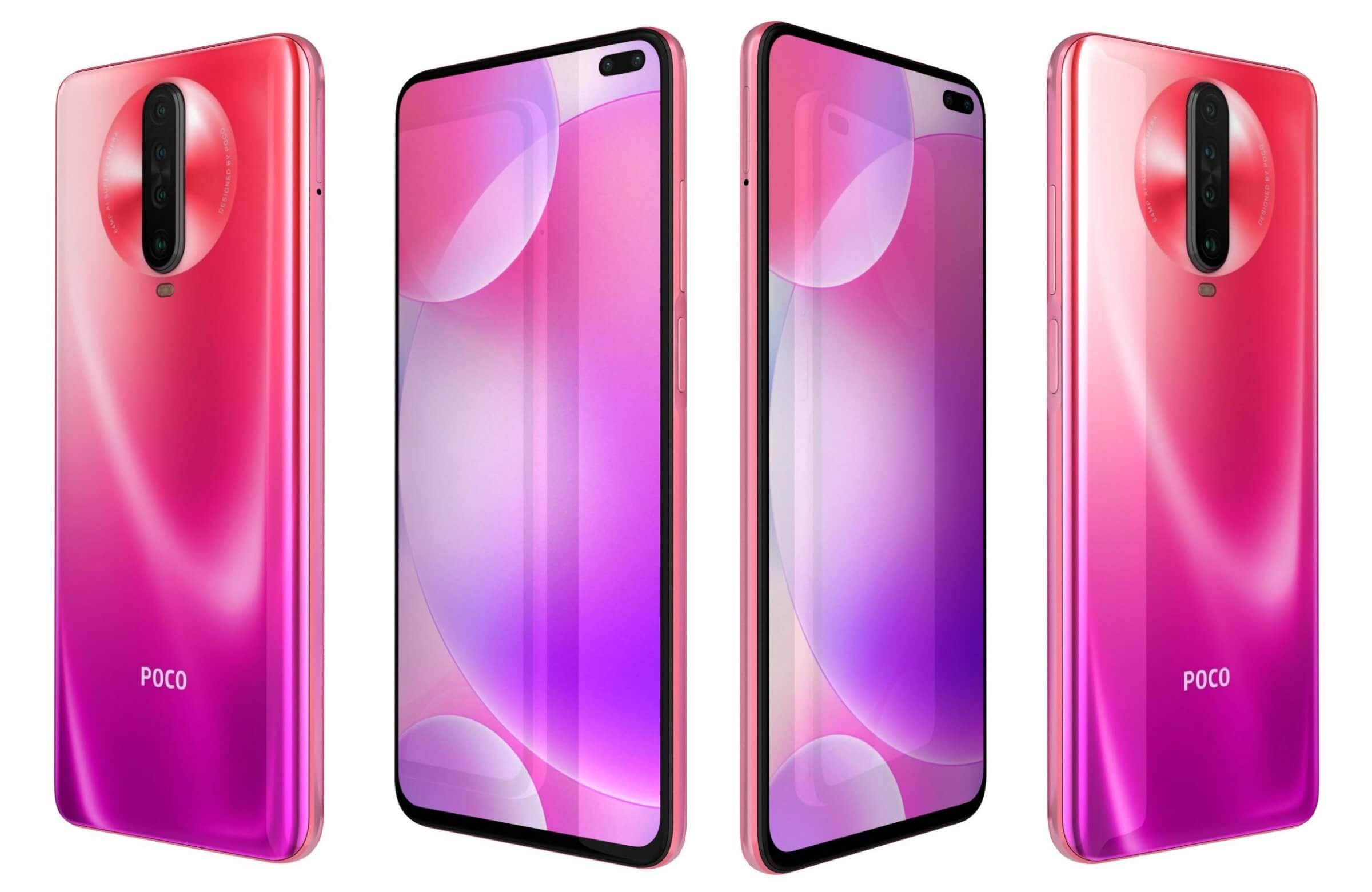 Xiaomi Poco X2 All Colors - 3D Model by Rever_Art